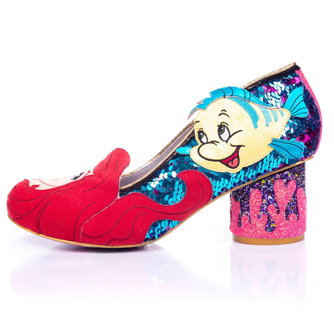 IRREGULAR CHOICE Sea Dreams Ursula & Ariel Sequin Heel