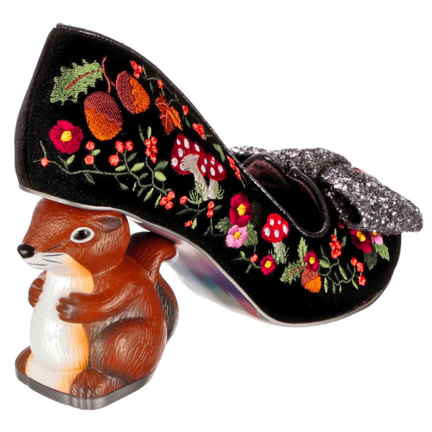 Irregular Choice Forest Forager Squirrel Concept Heel Shoes