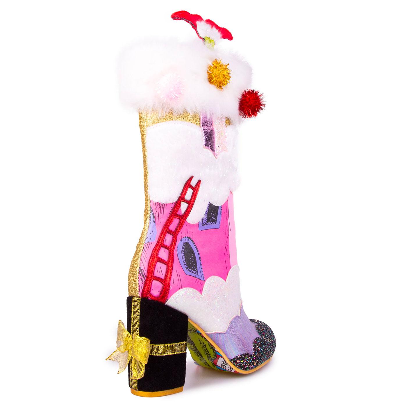 IRREGULAR CHOICE x GRINCH I'm Here For The Presents Boots