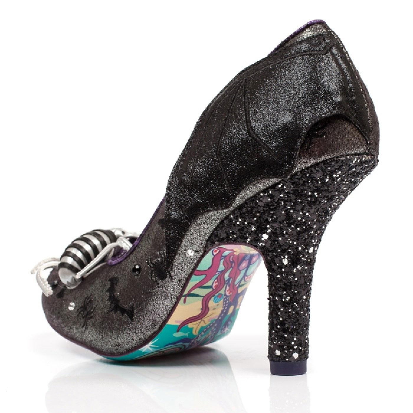 IRREGULAR CHOICE Batty For You Retro 50s Bat Wing Heels