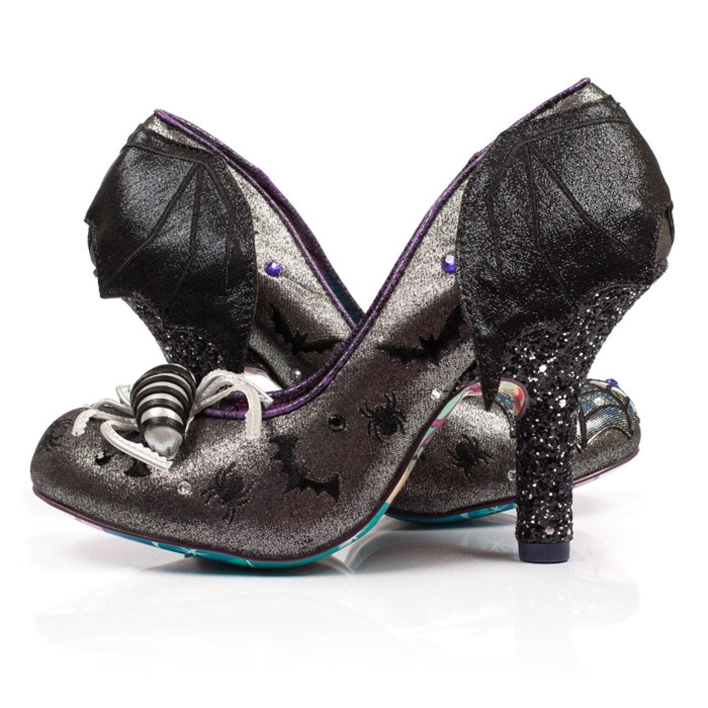 IRREGULAR CHOICE Batty For You Retro 50s Bat Wing Heels