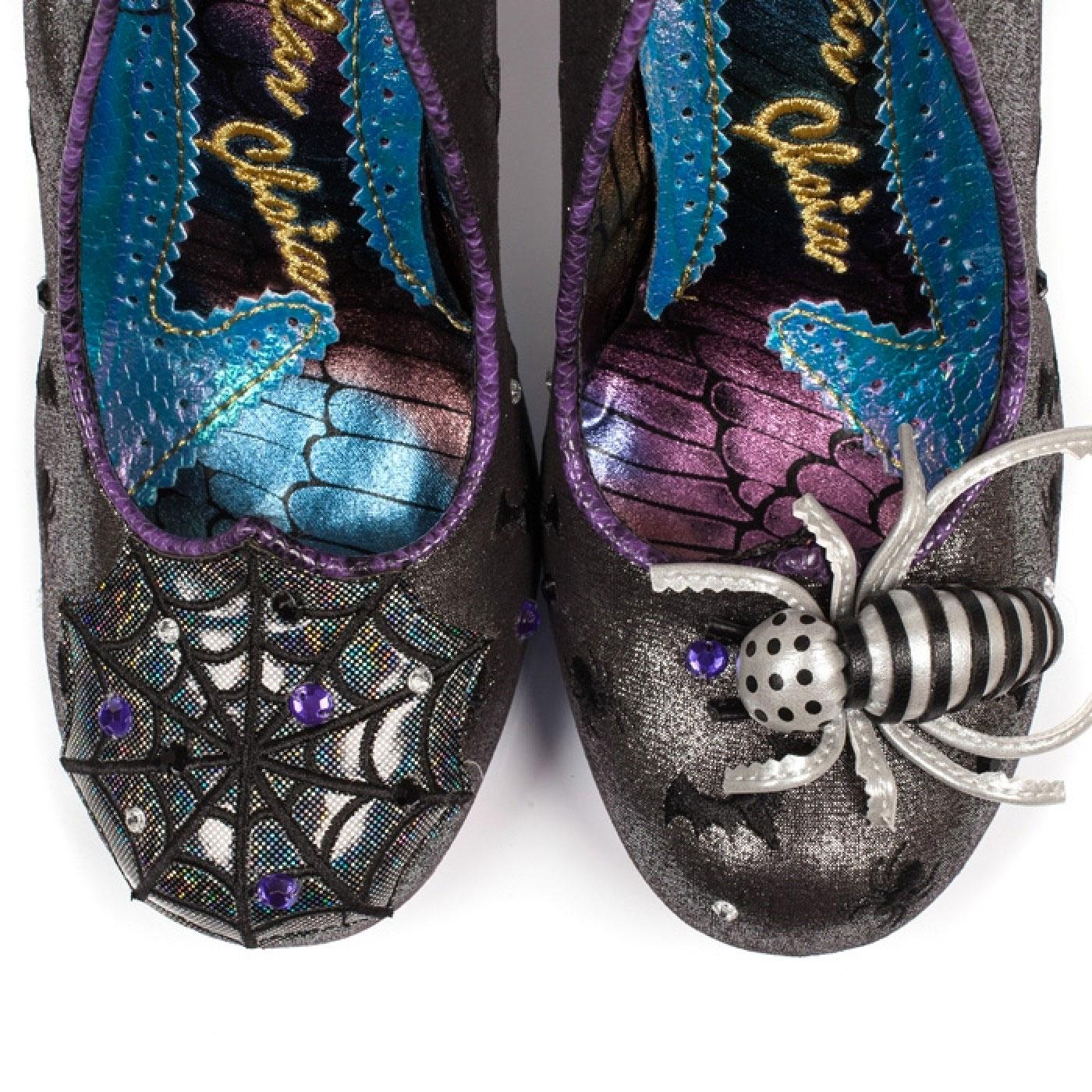 IRREGULAR CHOICE Batty For You Retro 50s Bat Wing Heels