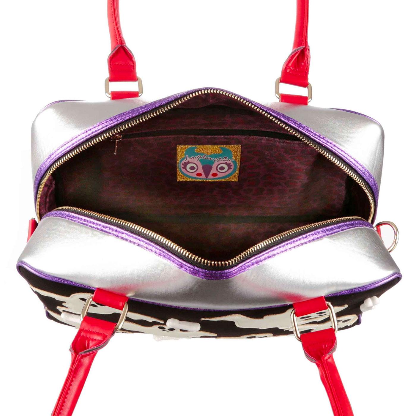 Irregular Choice Groovy Ghosts Glow in the Dark Bag