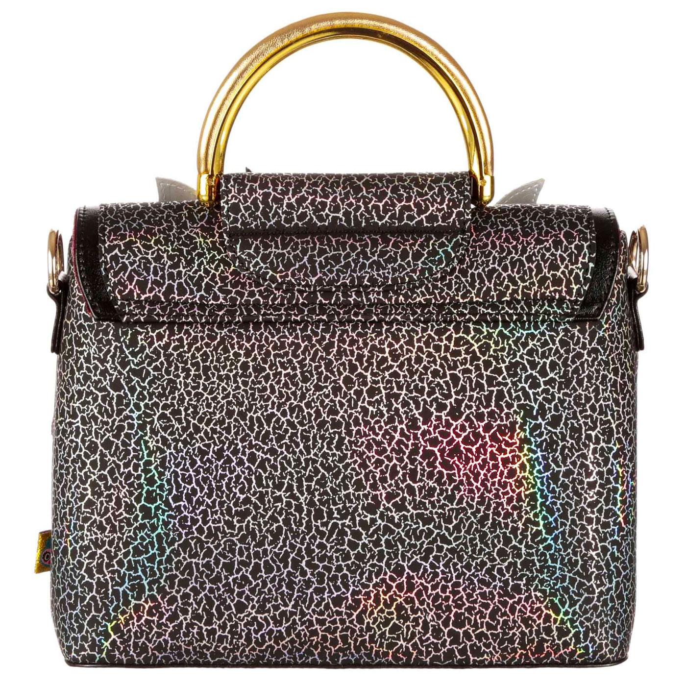 Irregular Choice Scaredy Cat Halloween Cat Bag in Black
