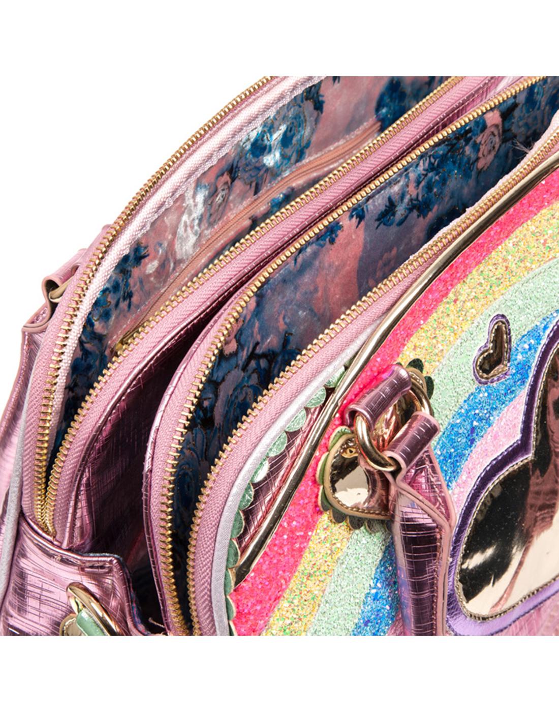 IRREGULAR CHOICE Over The Rainbow Bag in Pink