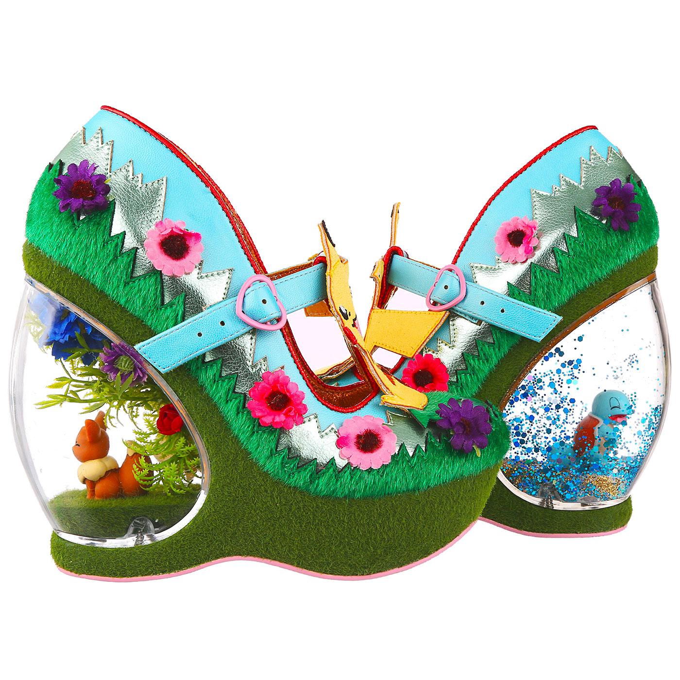 IRREGULAR CHOICE Journey On Pokemon Terrarium Heels