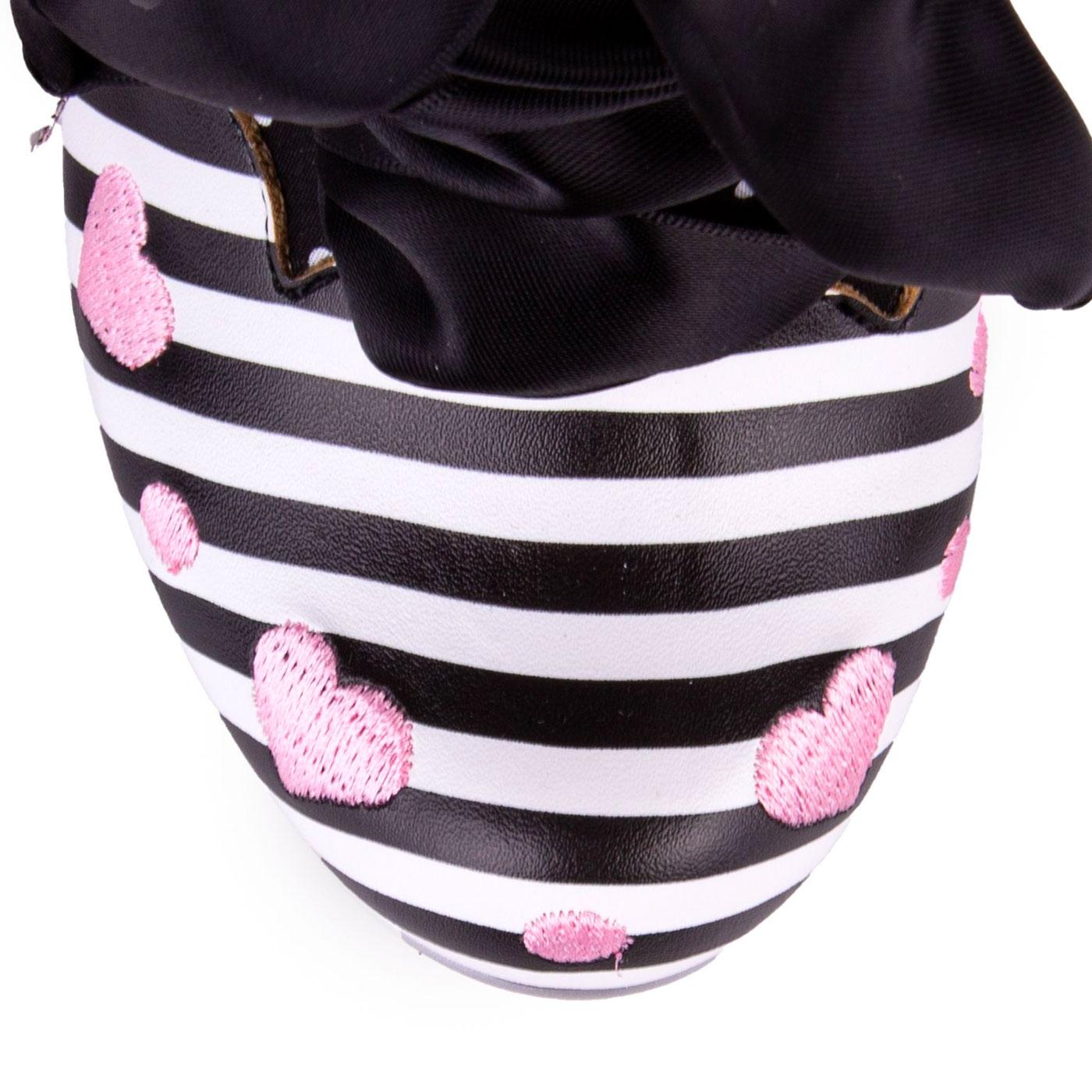 Paris For Two IRREGULAR CHOICE Poodle Heel Boots Black