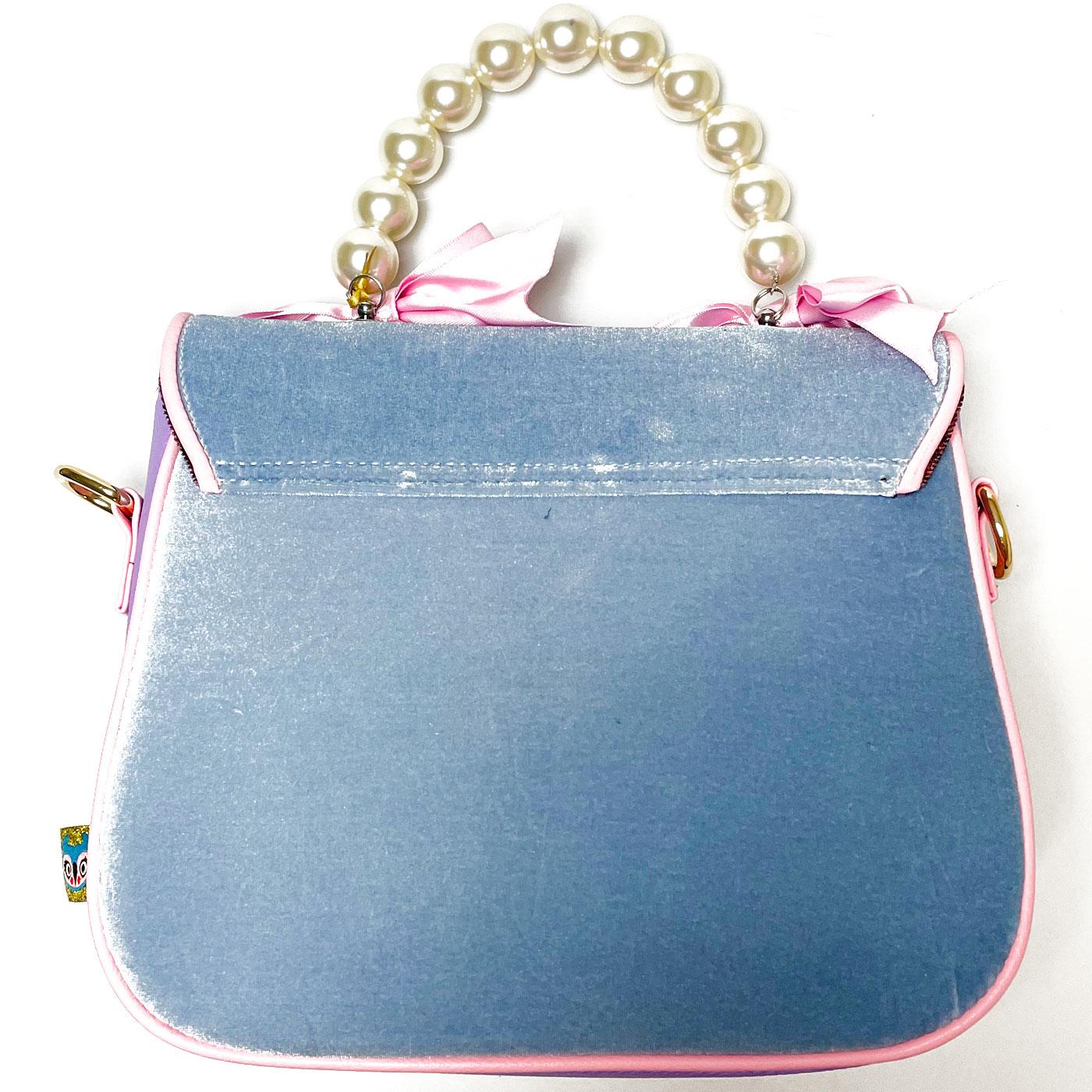 Irregular Choice Pretty Purr Velvet Kitty Handbag