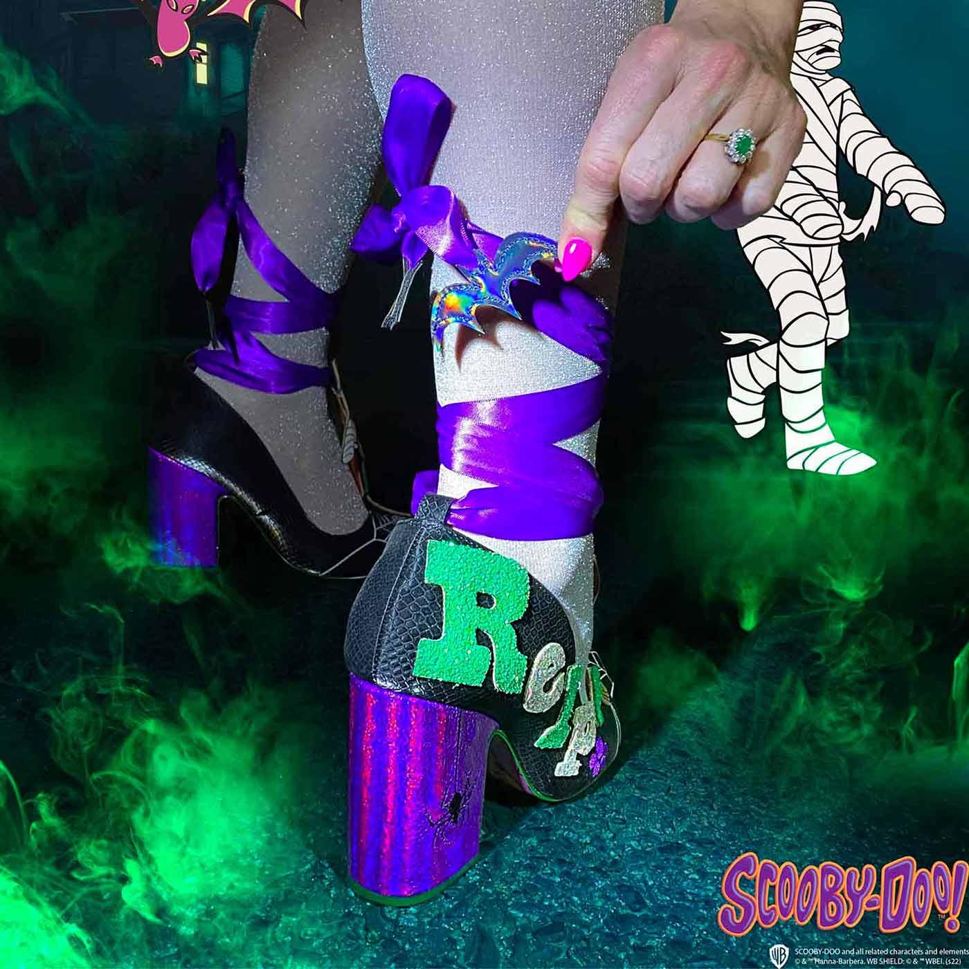 IRREGULAR CHOICE x SCOOBY-DOO Ruh Roh Ribbon Tie Shoes