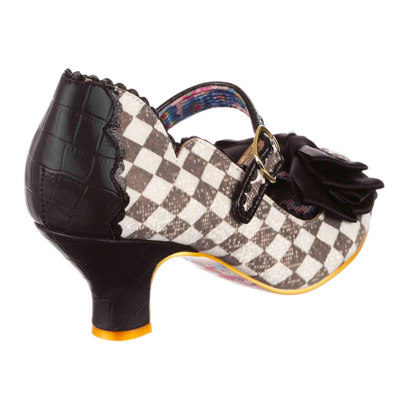 Irregular Choice Summer Breeze Mary Jane Shoes in Black