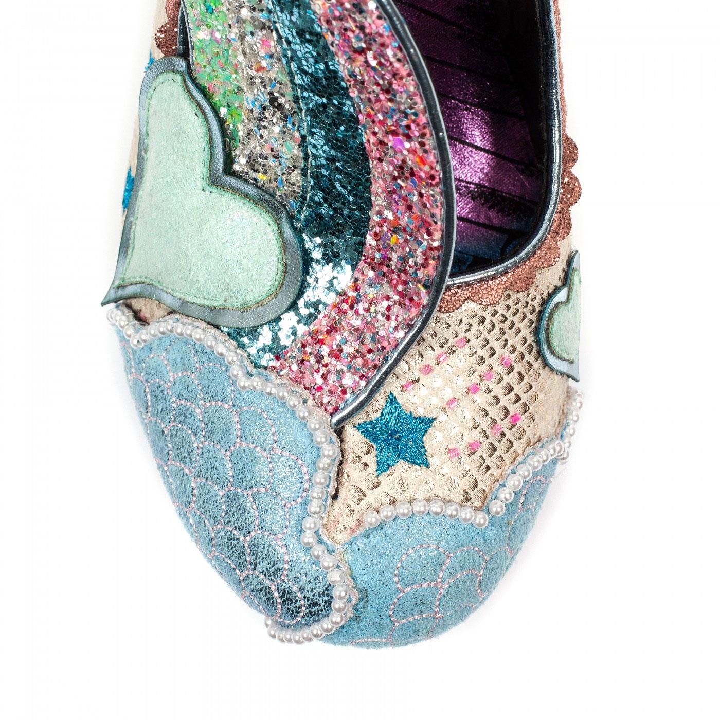 IRREGULAR CHOICE Summer Of Love Rainbow Heels W