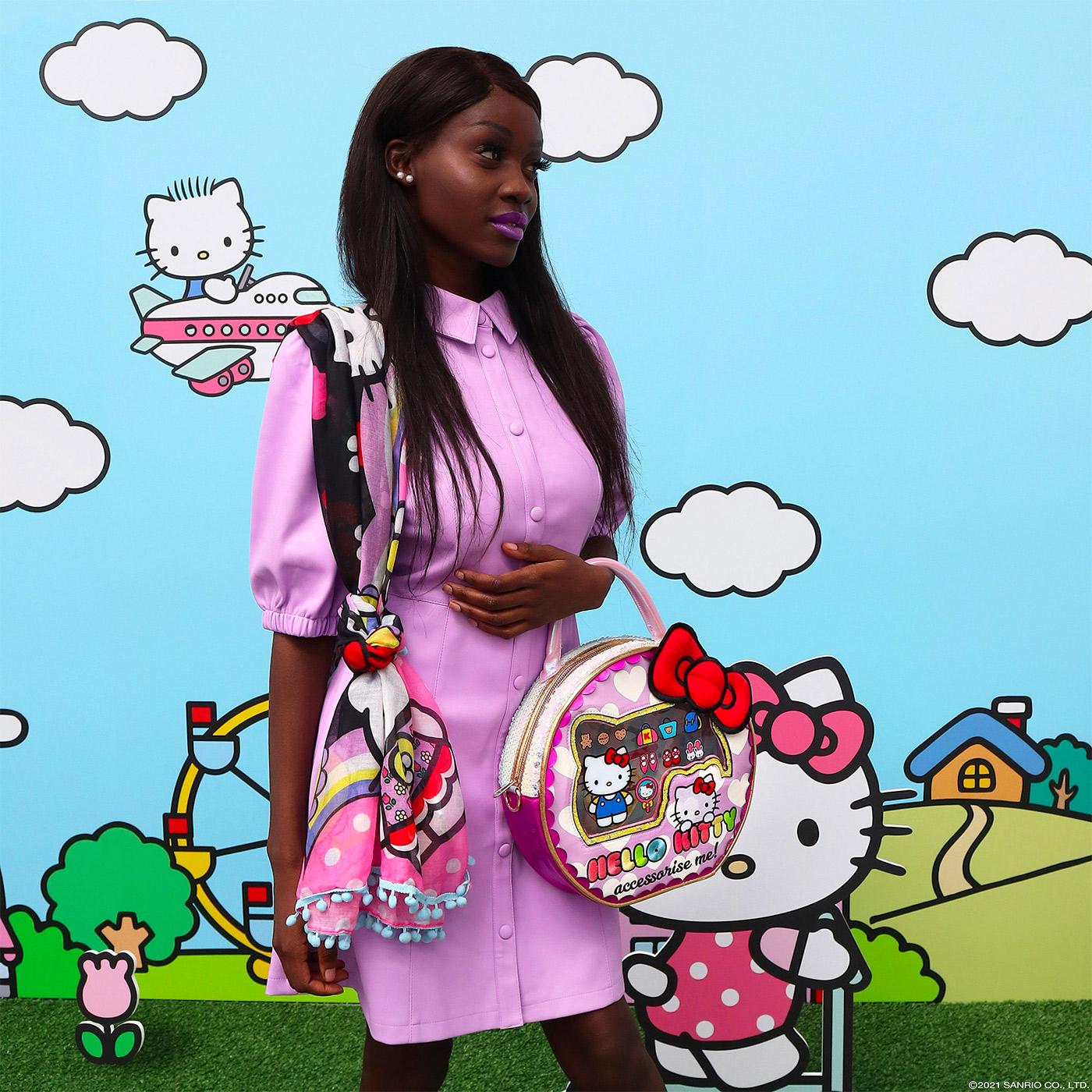 IRREGULAR CHOICE x HELLO KITTY Kitty Cute Scarf