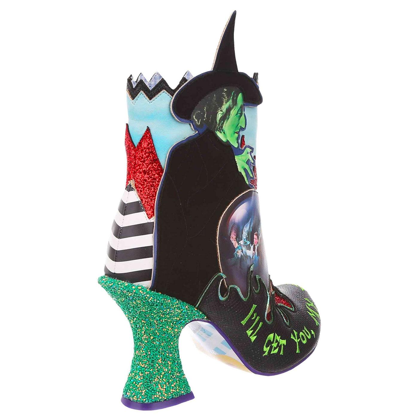 IRREGULAR CHOICE x WIZARD OF OZ Green with Evil Boots