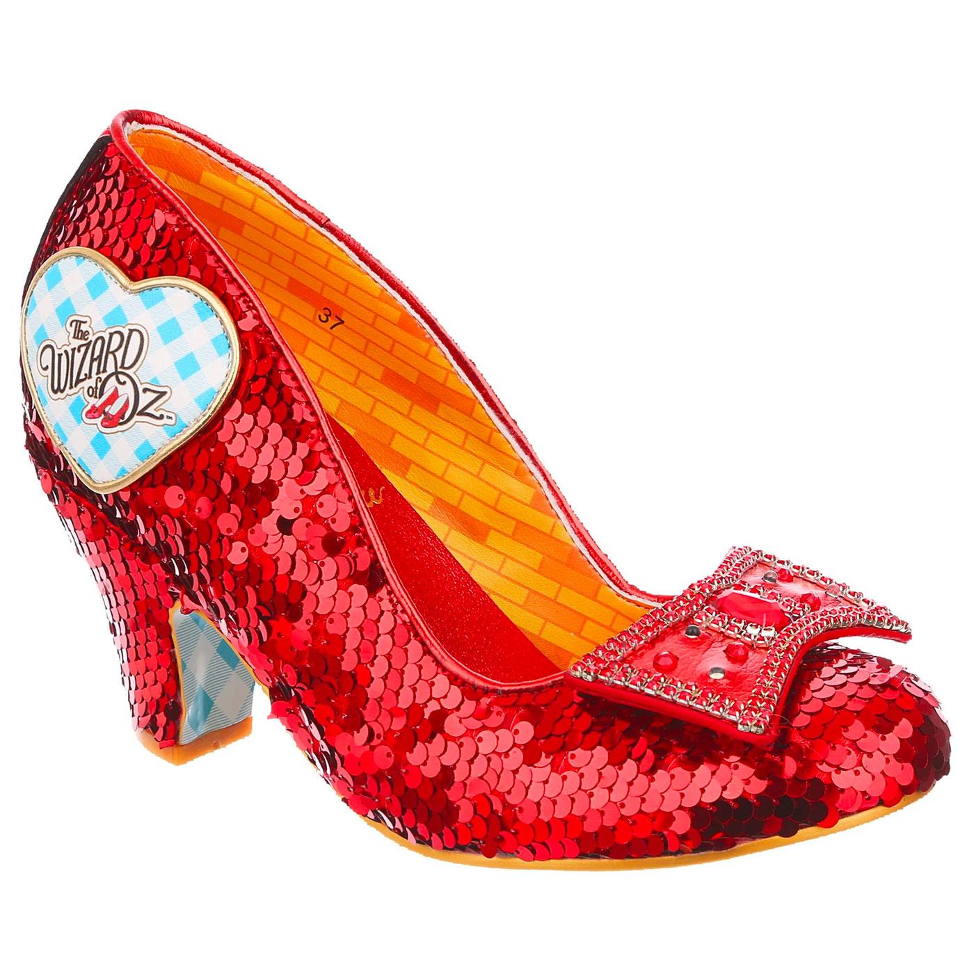 IRREGULAR CHOICE x WIZARD OF OZ Think of Home Heels Red