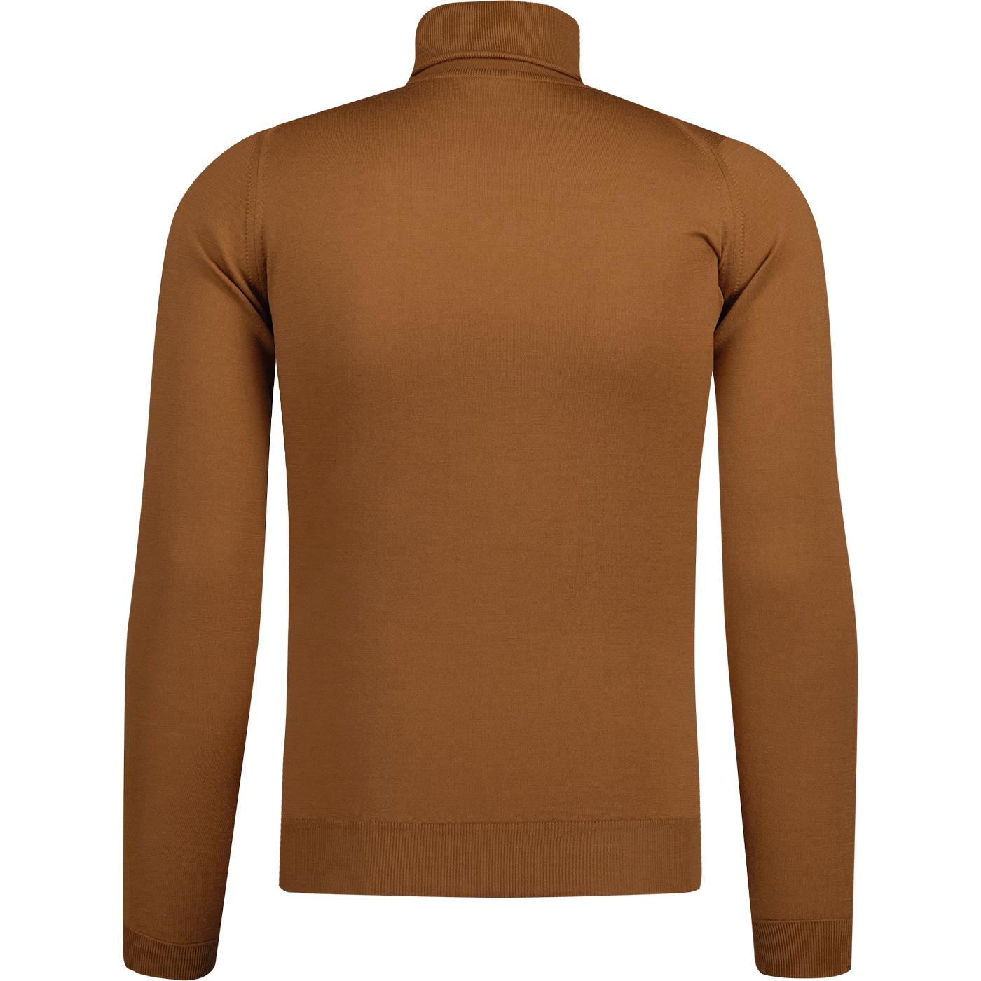 Cherwell John Smedley Knitted Roll Neck Ginger
