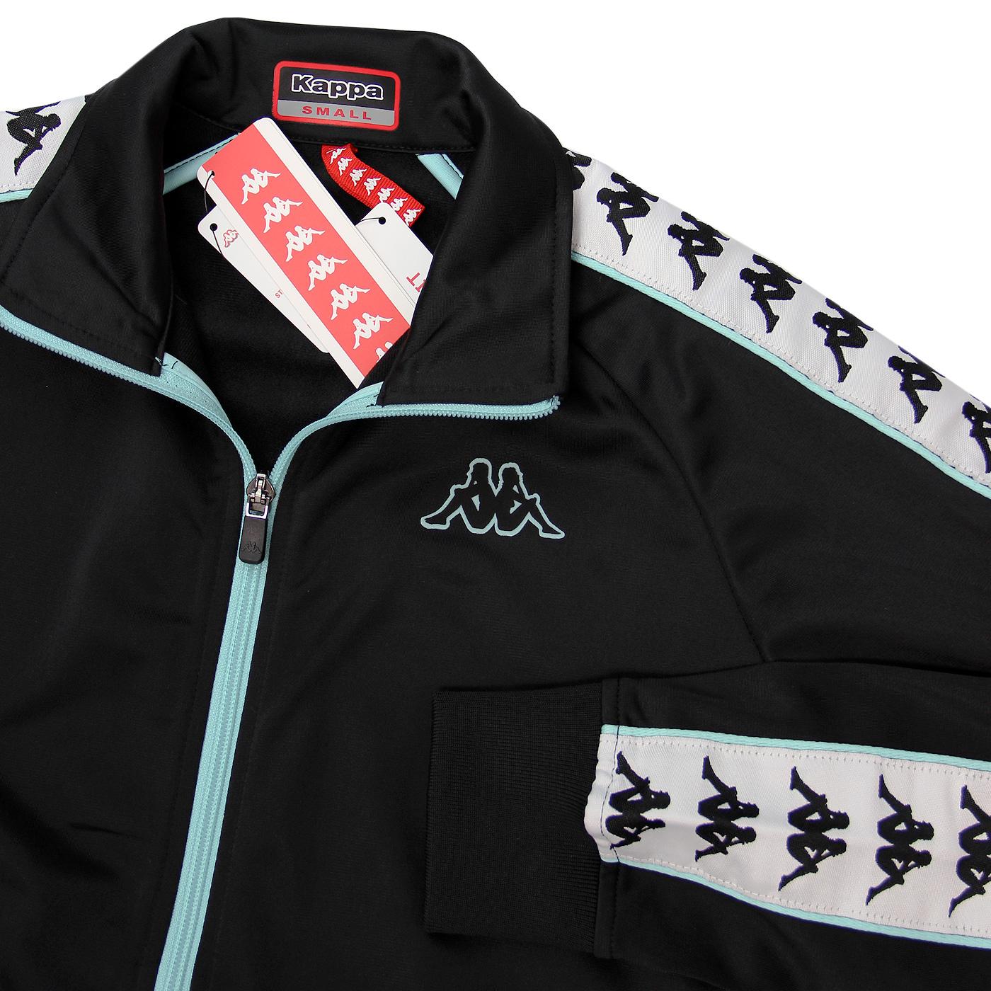 KAPPA 'Anniston Banda' Funnel Neck Track top in Black