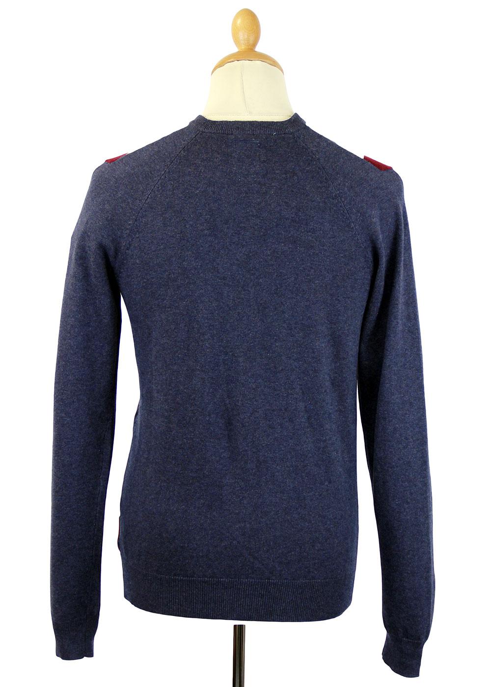 LAMBRETTA Retro Indie Mod Pop Art Union Jack Jumper