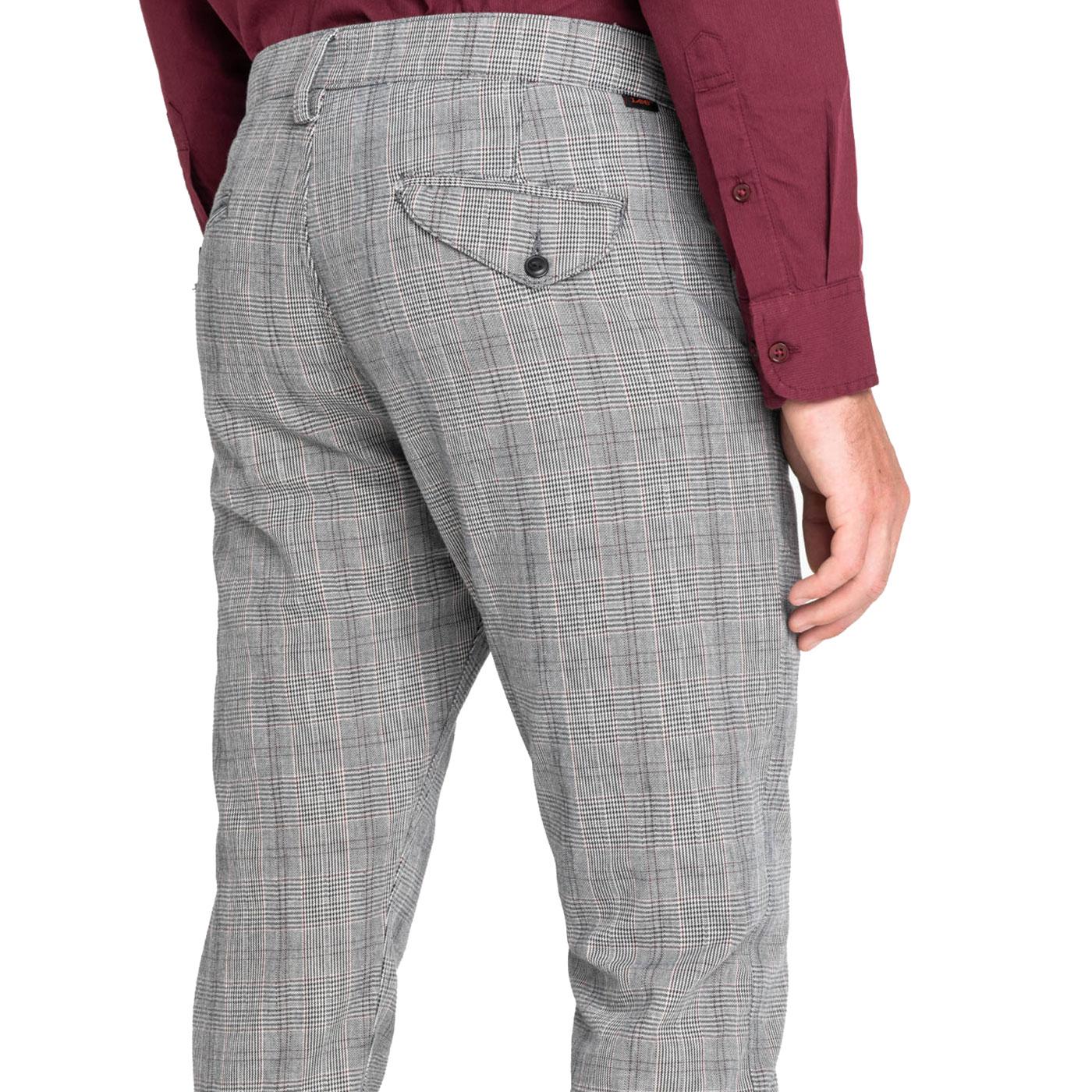 LEE JEANS Men's Prince Of Wales Check Chino Trousers