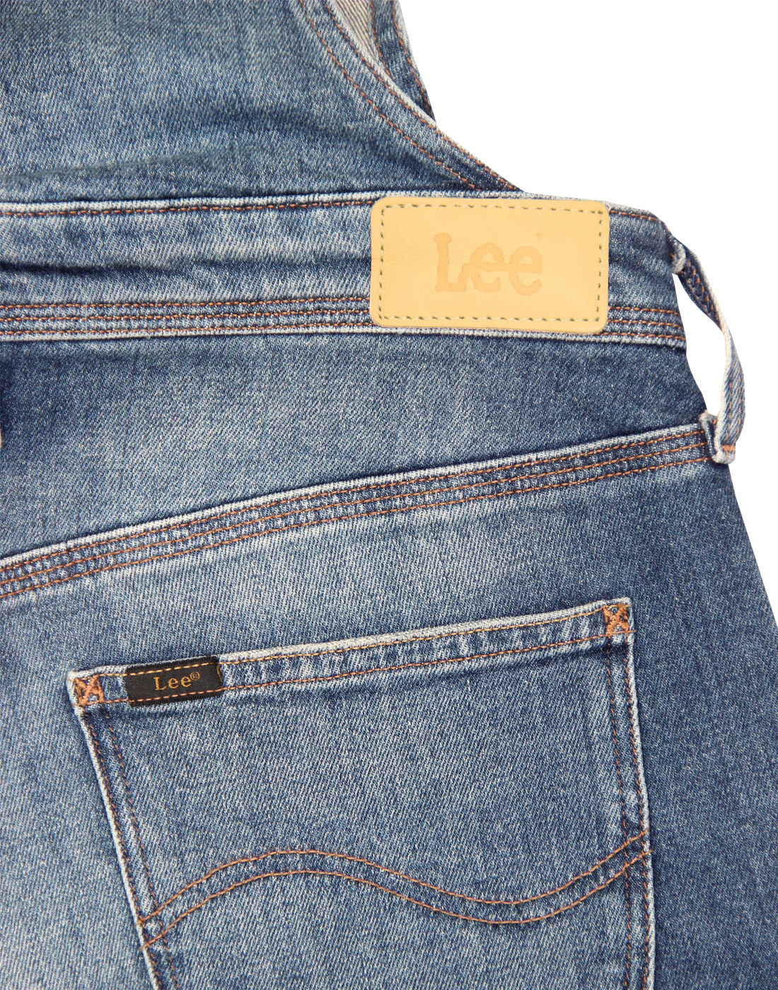 LEE Women's Retro 1970s Chelsea Aged Relaxed Bib Dungarees