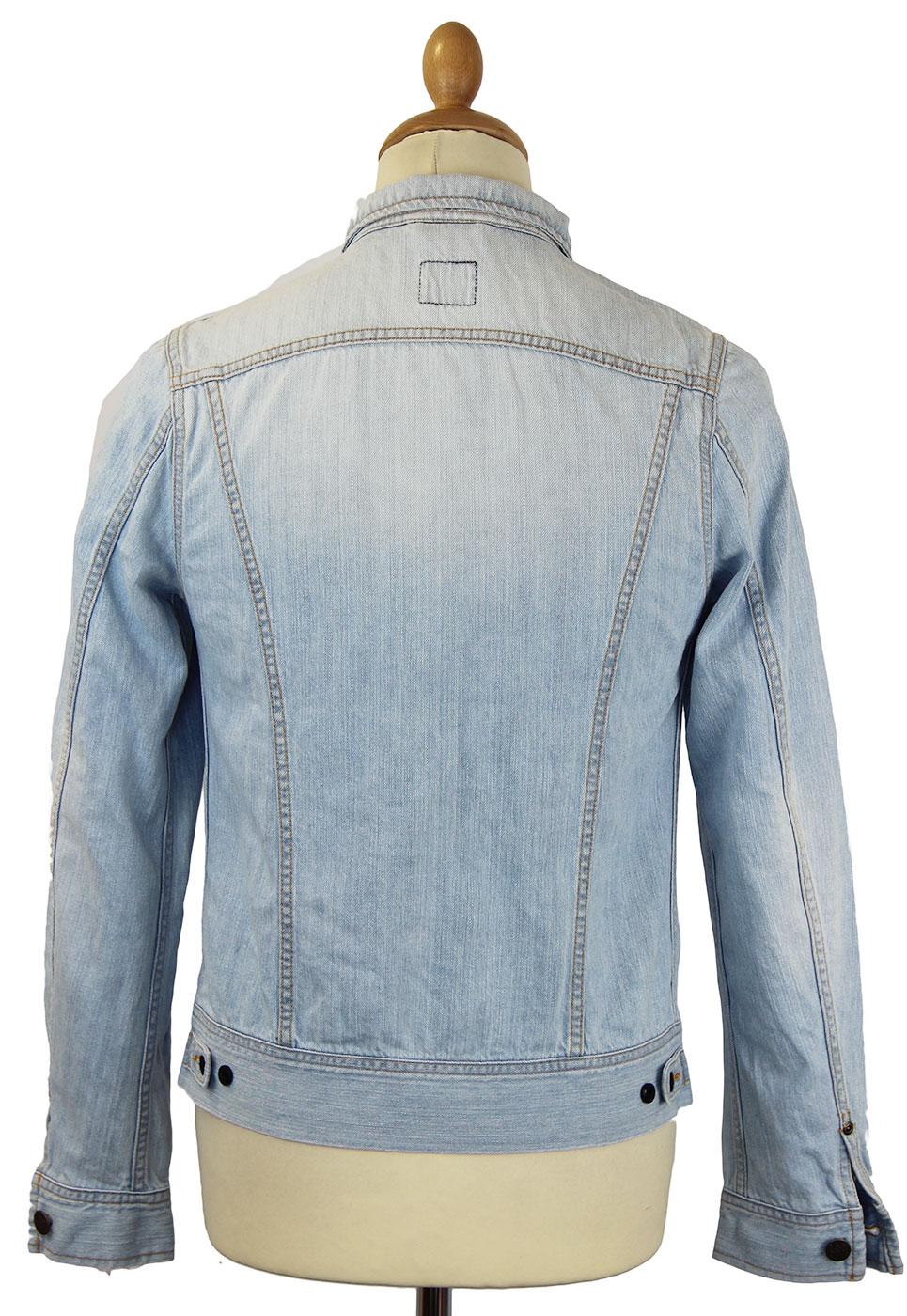 LEE Rider Retro Sixties Mod Light & Bright Slim Denim Jacket