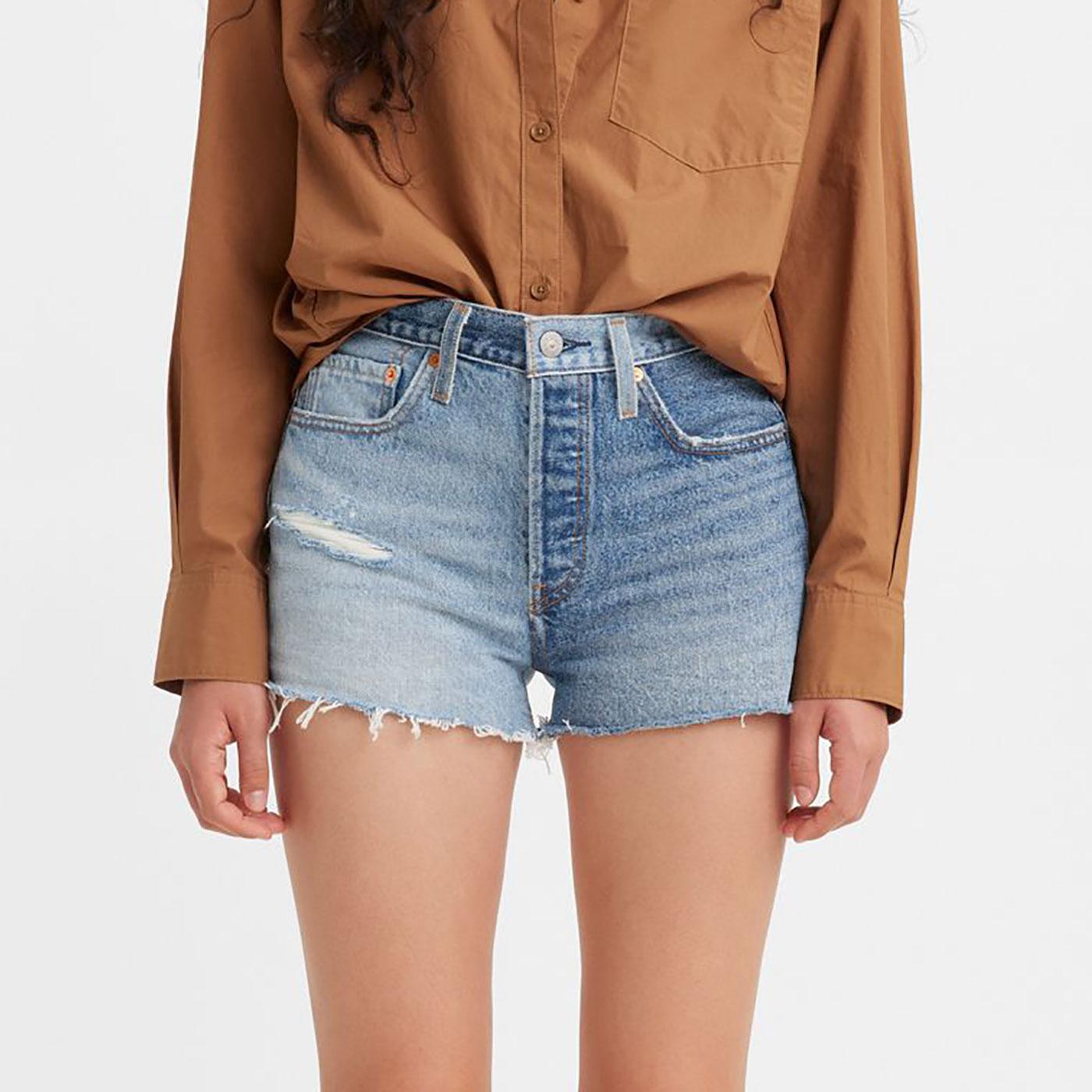 Levi's® Original 501® Two Tone Denim Shorts in Indigo