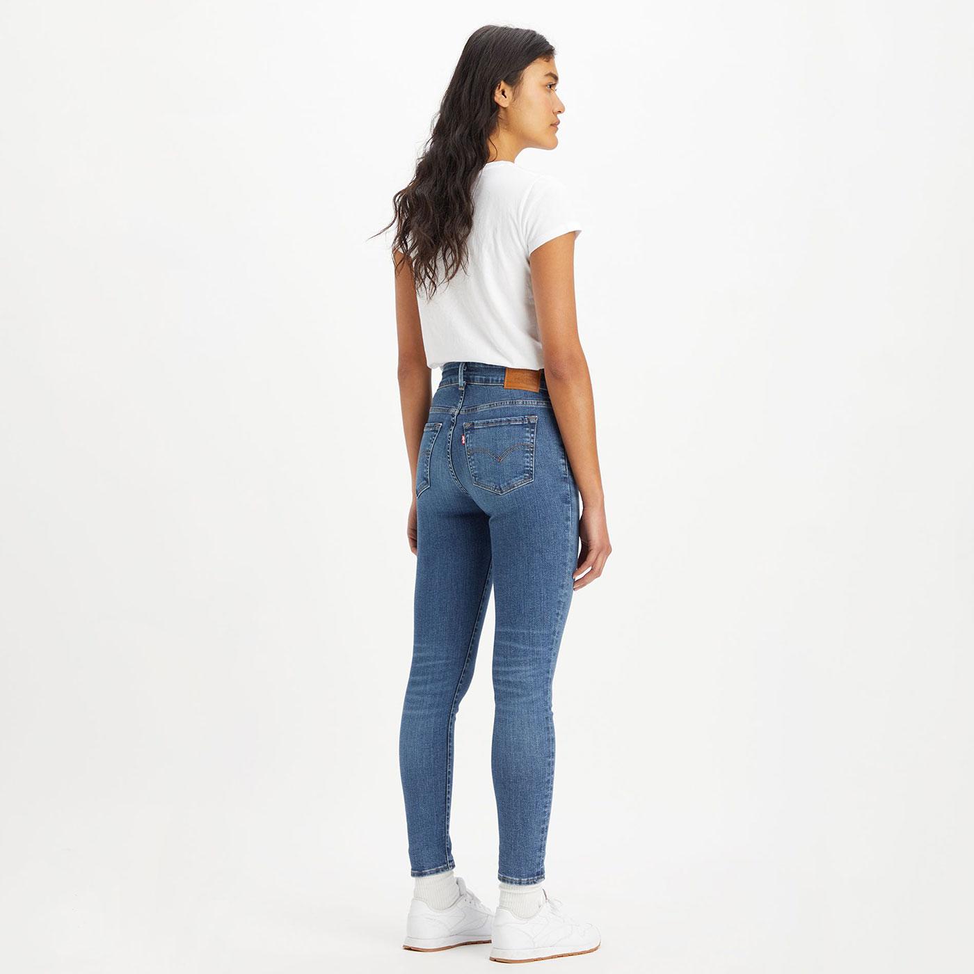 LEVI'S® 711™ Double Button Retro Skinny Jeans in Blue Wave