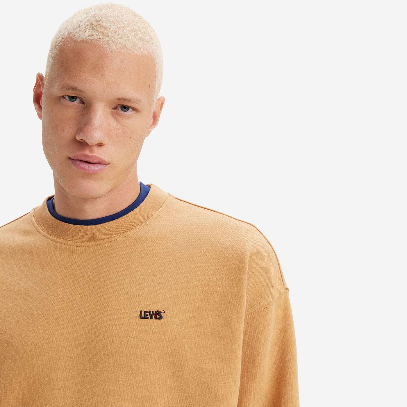 Levi's® Gold Tab Retro Crew French Terry Sweatshirt in Incense
