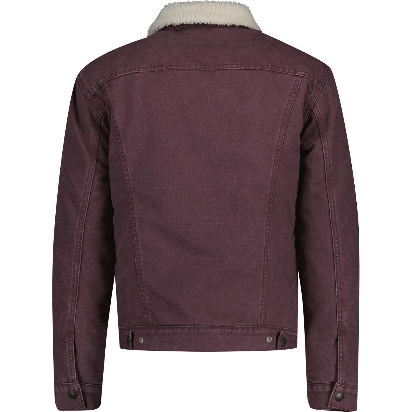 Levi's® Type 3 Retro Sherpa Trucker in Huckleberry