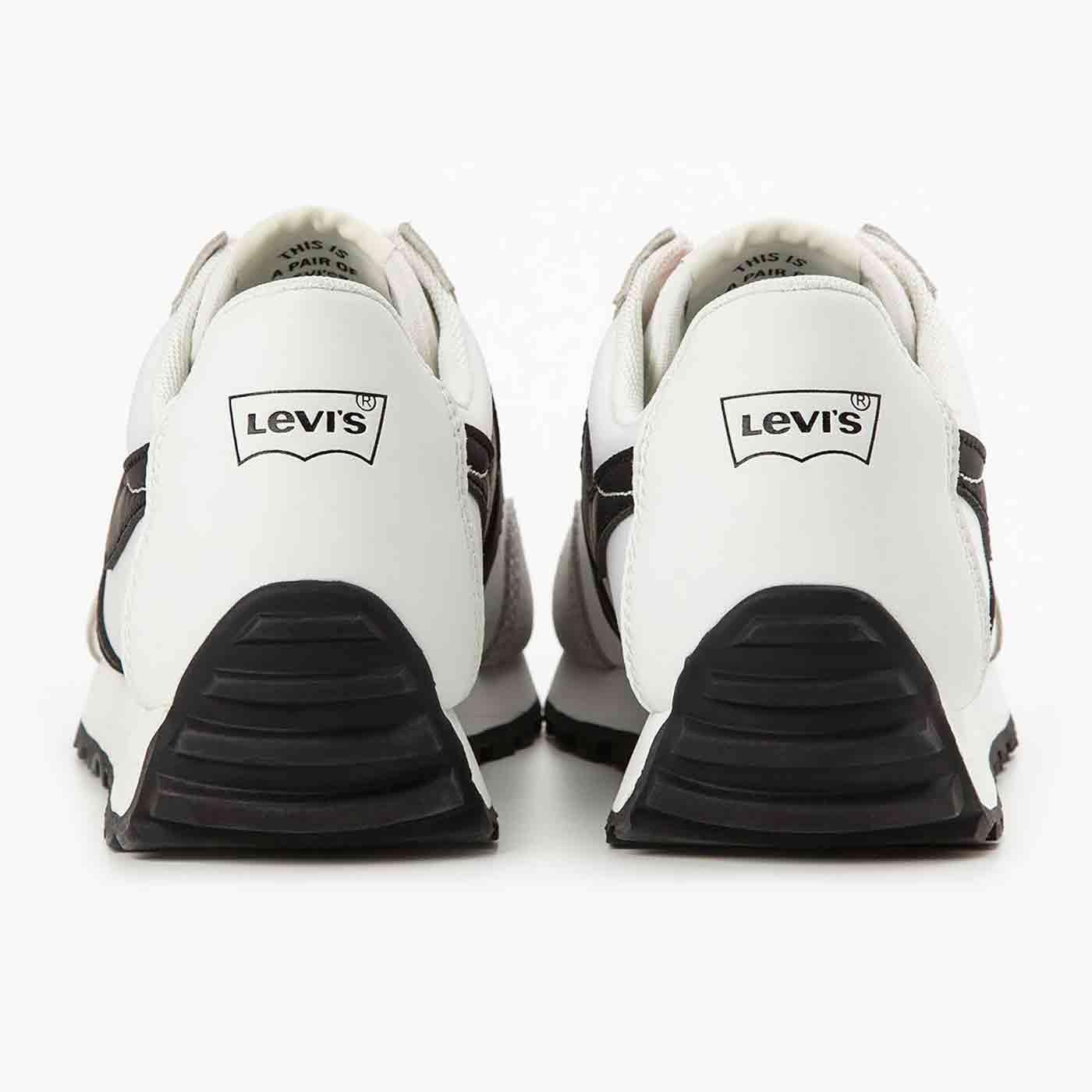 Levi's® Stryder Red Tab Retro Sports Trainers in Regular White