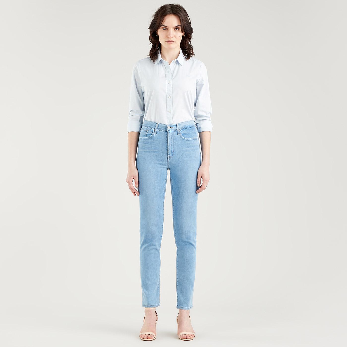 LEVI'S 724 High Rise Straight Jeans in Rio Aura Blue