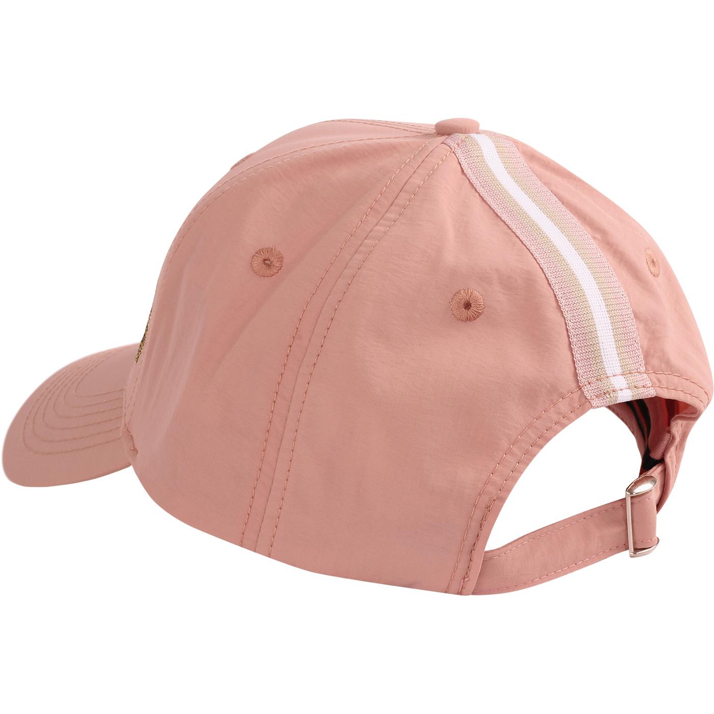 Cousteau LUKE Retro Sport Baseball Cap in Pale Pink