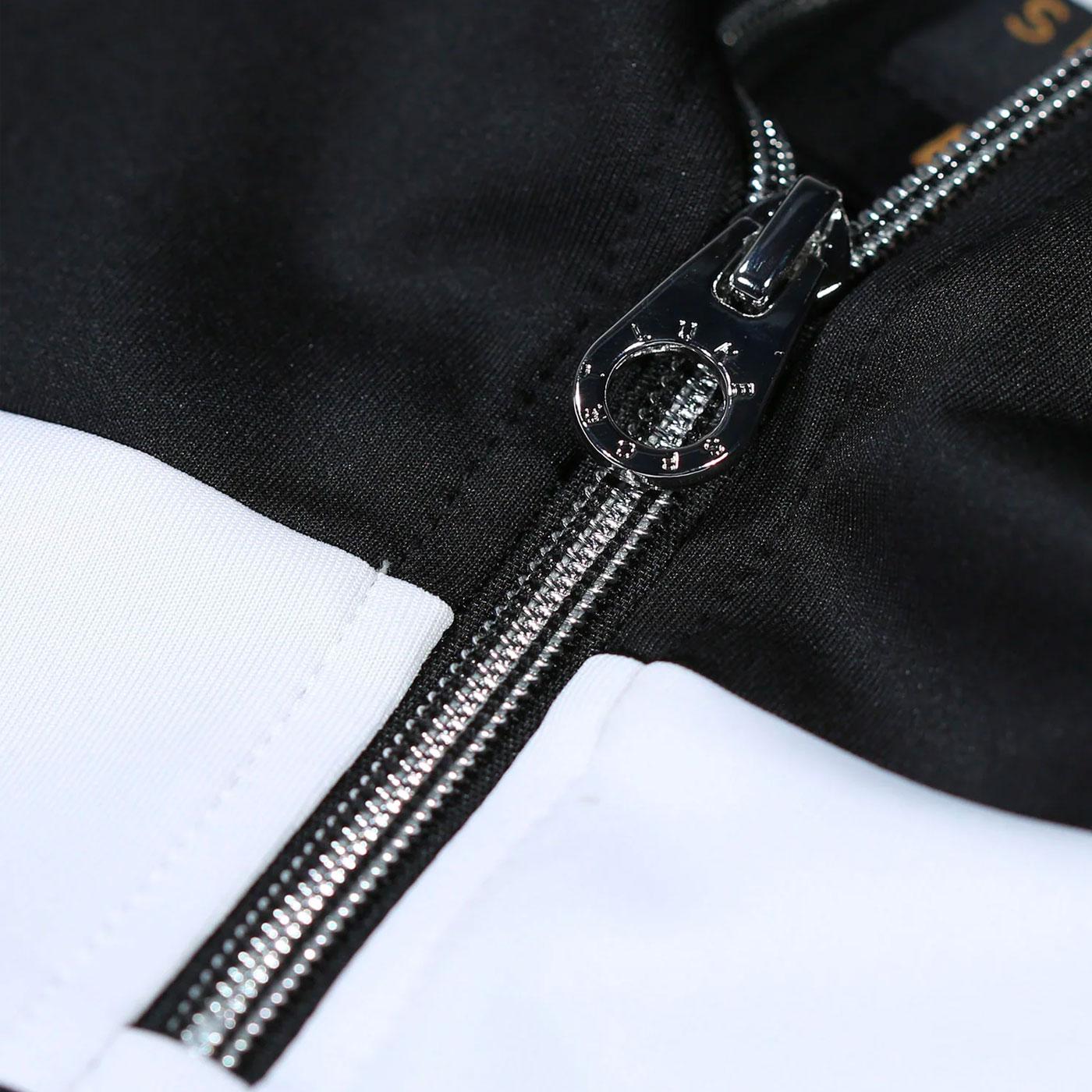 LUKE 1977 Zurich Casuals Funnel Neck Sweater Dark Charcoal