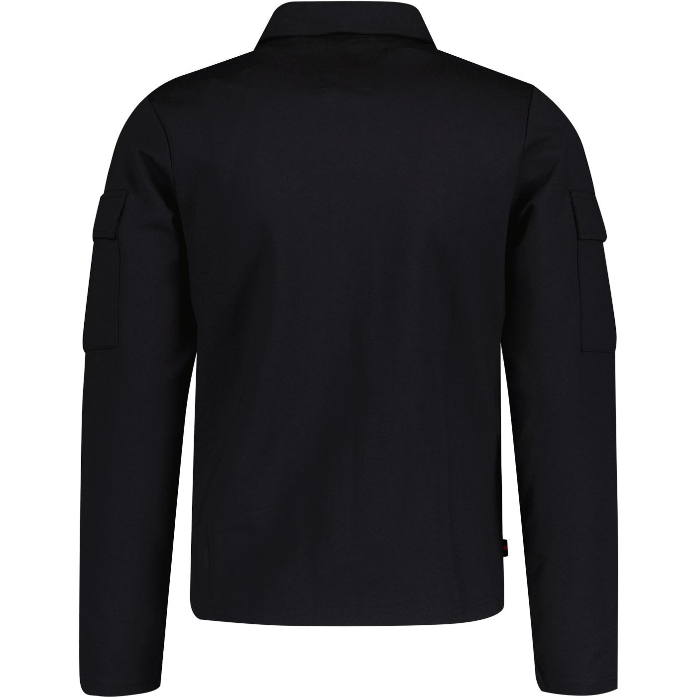 Nomad Luke 1977 Archive Collared Jacket in Jet Black