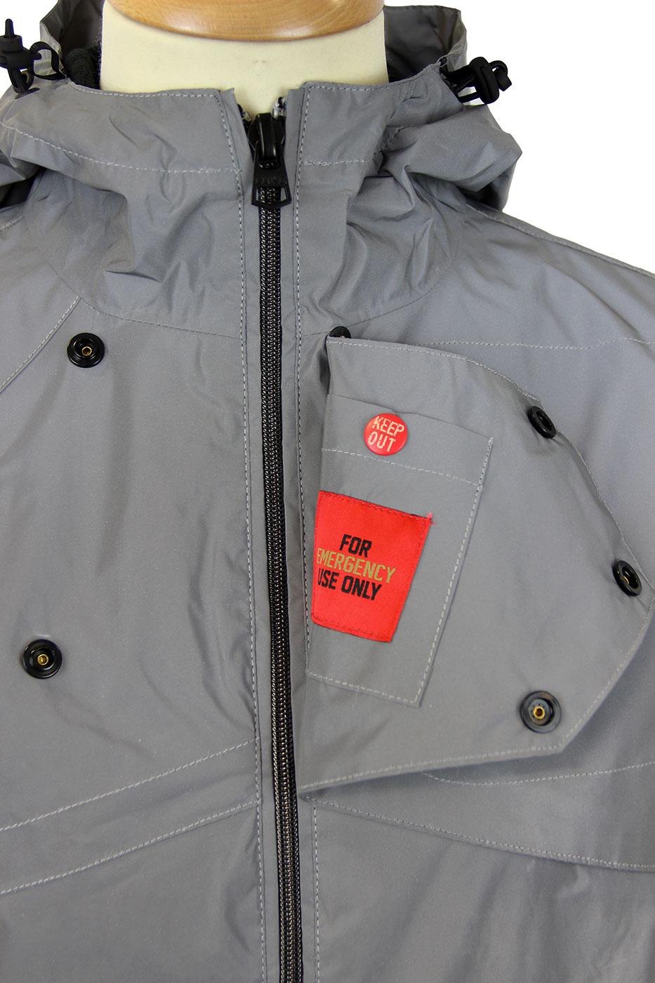 LUKE 1977 Brendons Returns Retro Indie Reflective Tech Jacket