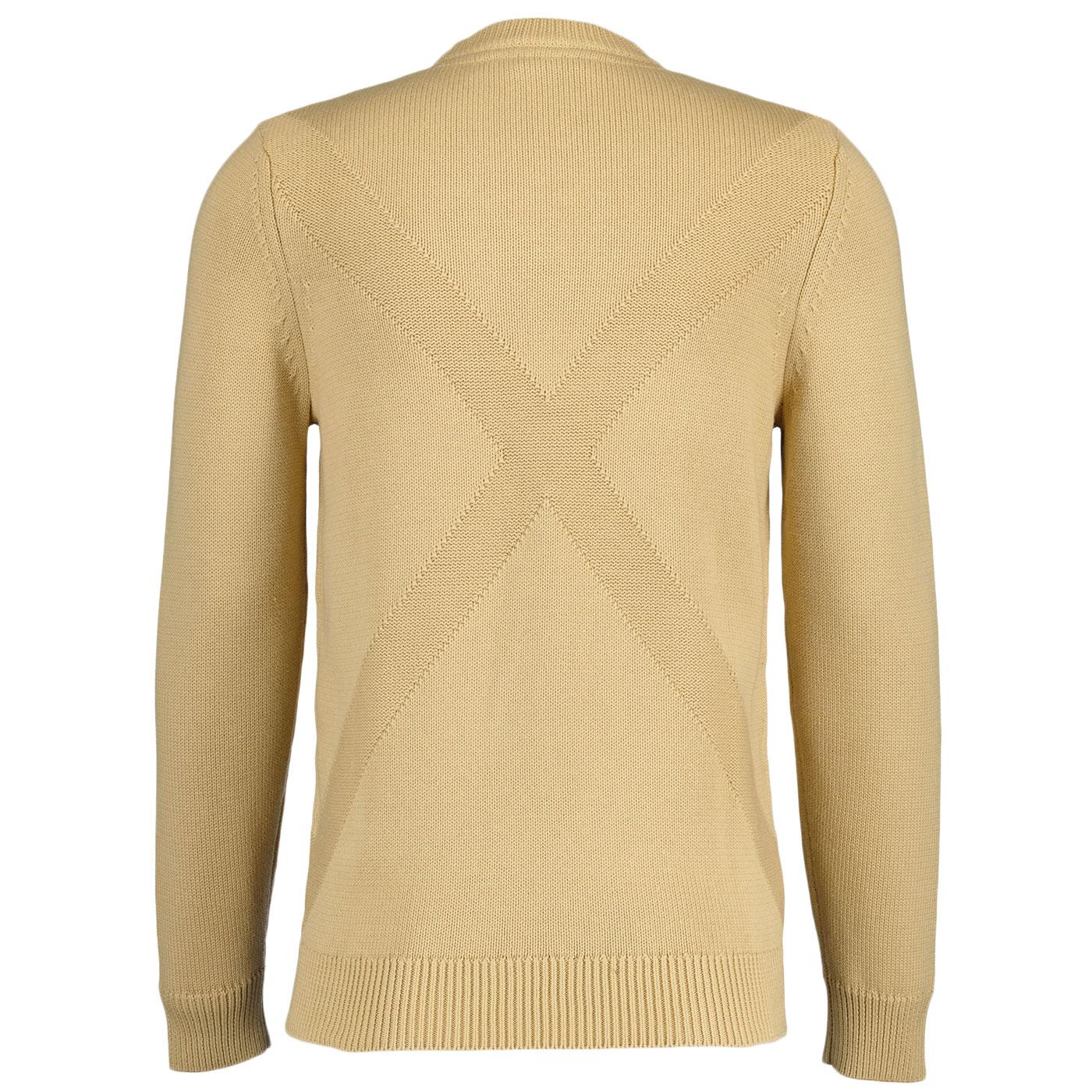 Lyle & Scott Insignia Textured Saltire Jumper Cairngorms Khaki