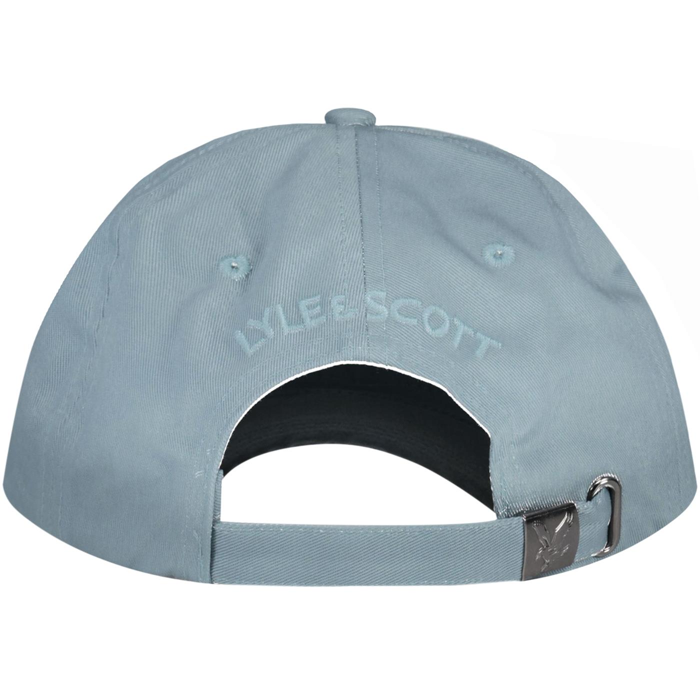 LYLE & SCOTT Men's Retro 80s Cotton Baseball Cap Slate Blue