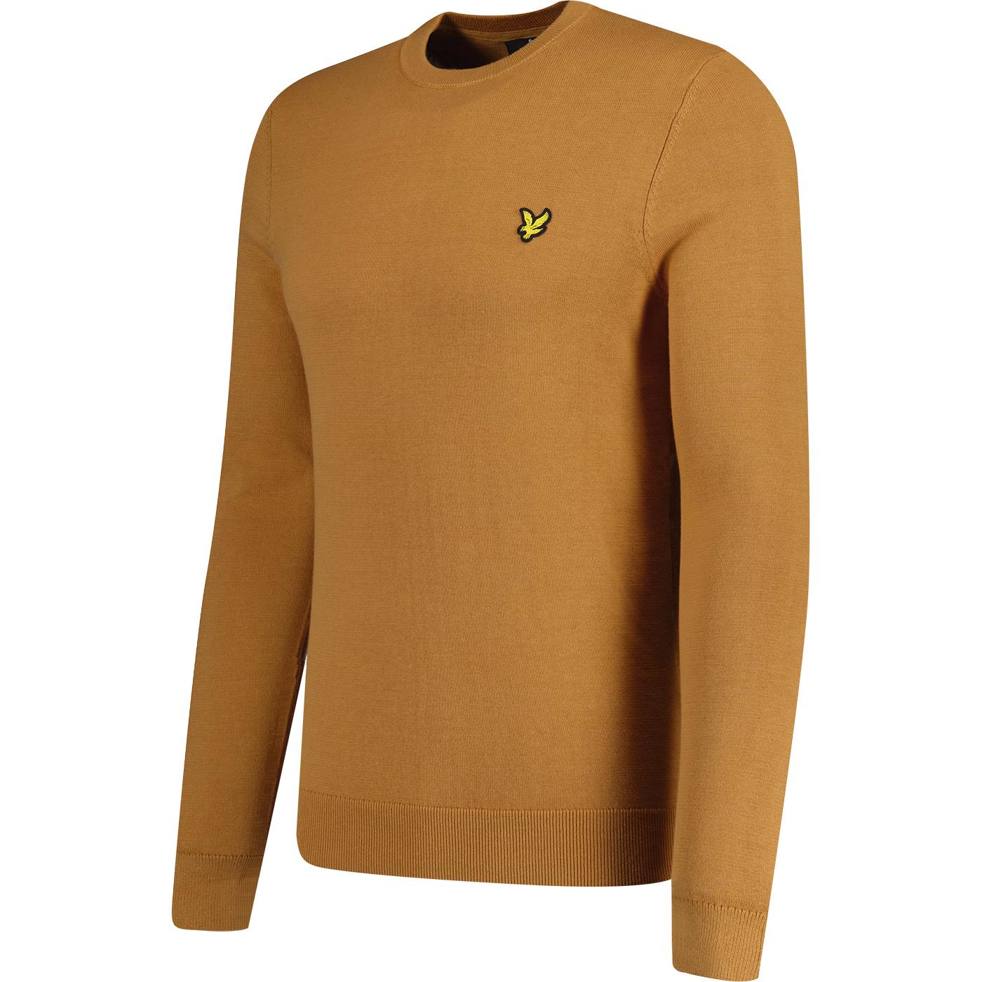 Lyle & Scott Retro Crew Neck Jumper in Saltburn