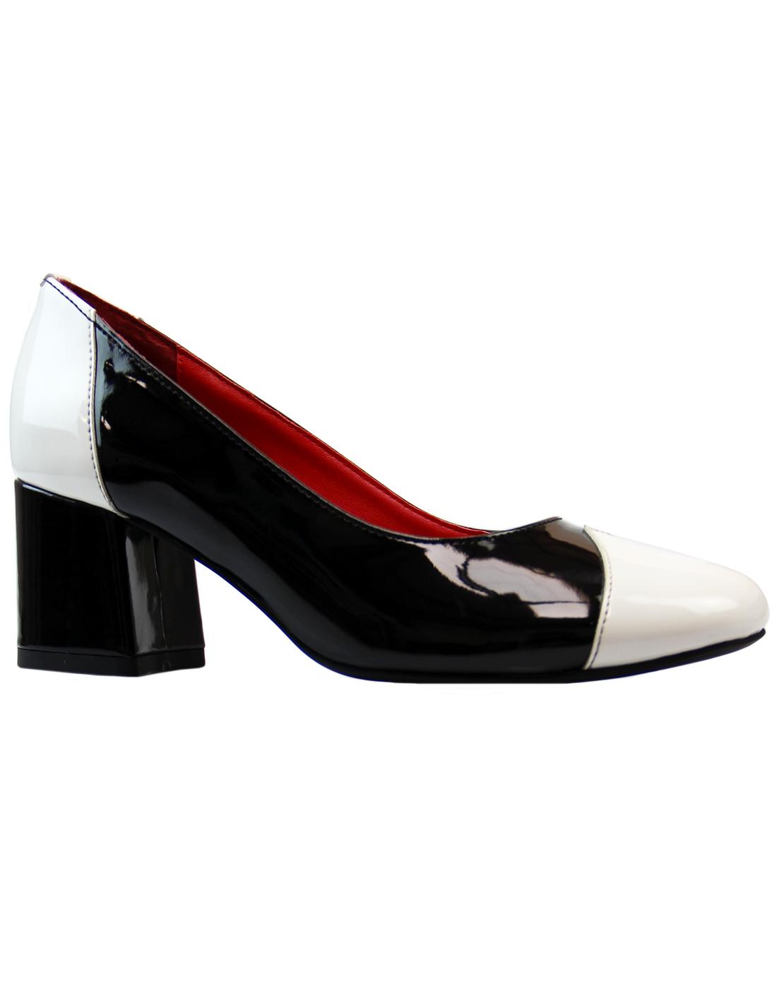 MADCAP ENGLAND Sylvie Women's 60s Mod Black Shoes