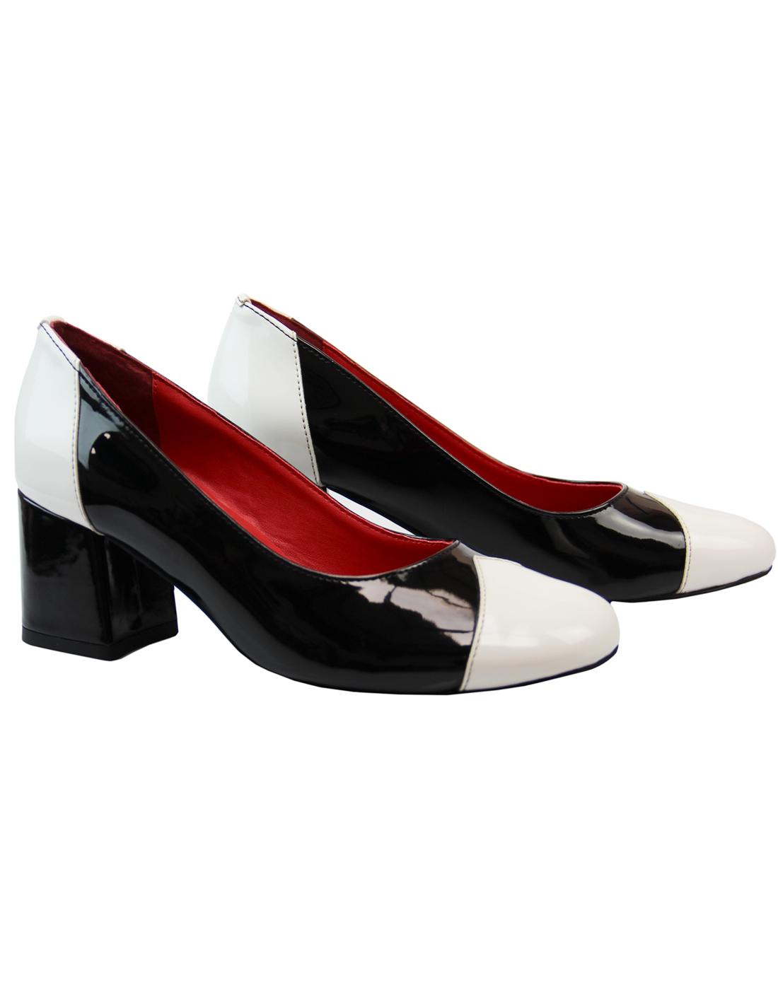 MADCAP ENGLAND Sylvie Women's 60s Mod Black Shoes