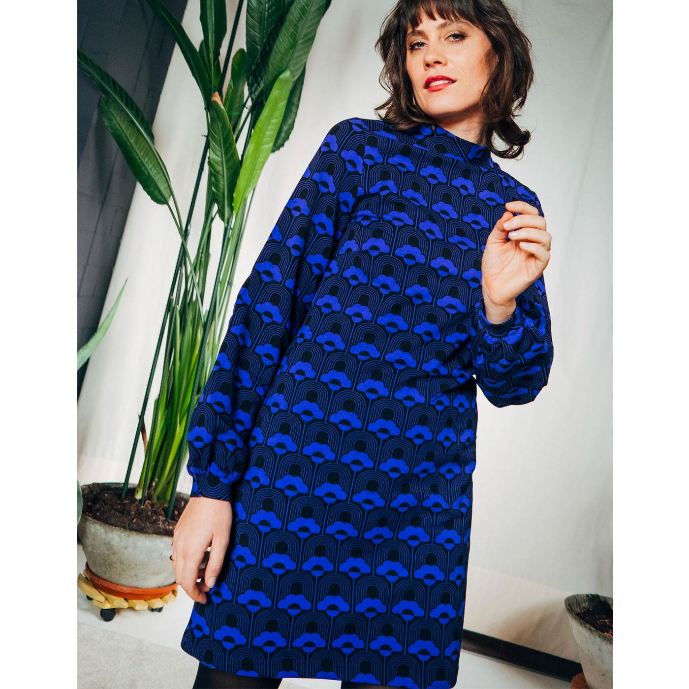 Mademoiselle Yeye Soul Twist Retro 60s Mod Dress