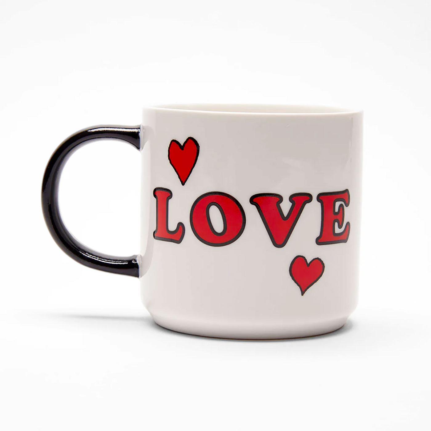 Magpie x Peanuts Snoopy & Woodstock Retro Love Mug in Ecru