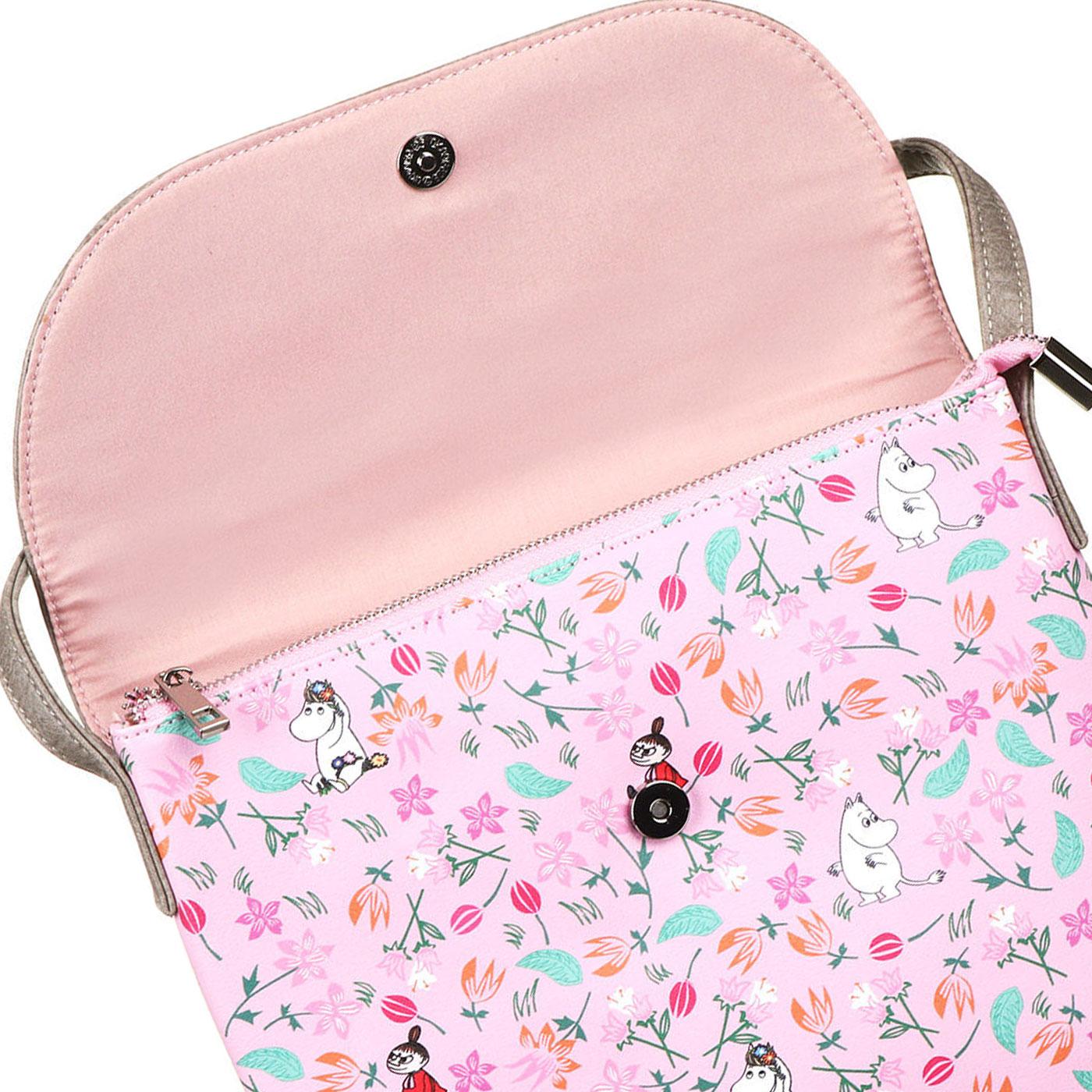House of Disaster Moomin Retro 70s Ditsy Print Mini Bag in Pink