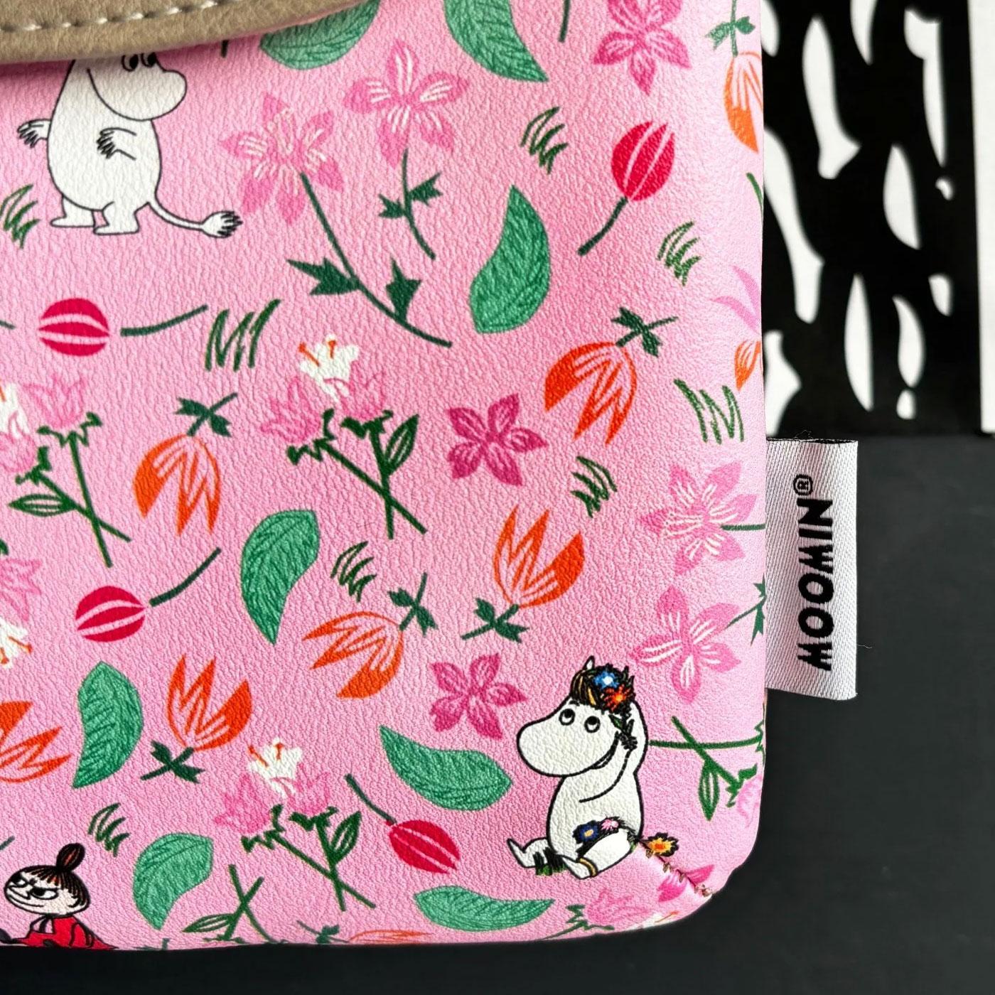 House of Disaster Moomin Retro 70s Ditsy Print Mini Bag in Pink