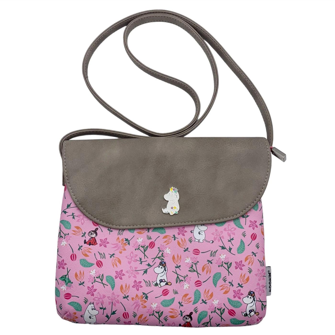 House of Disaster Moomin Retro 70s Ditsy Print Mini Bag in Pink