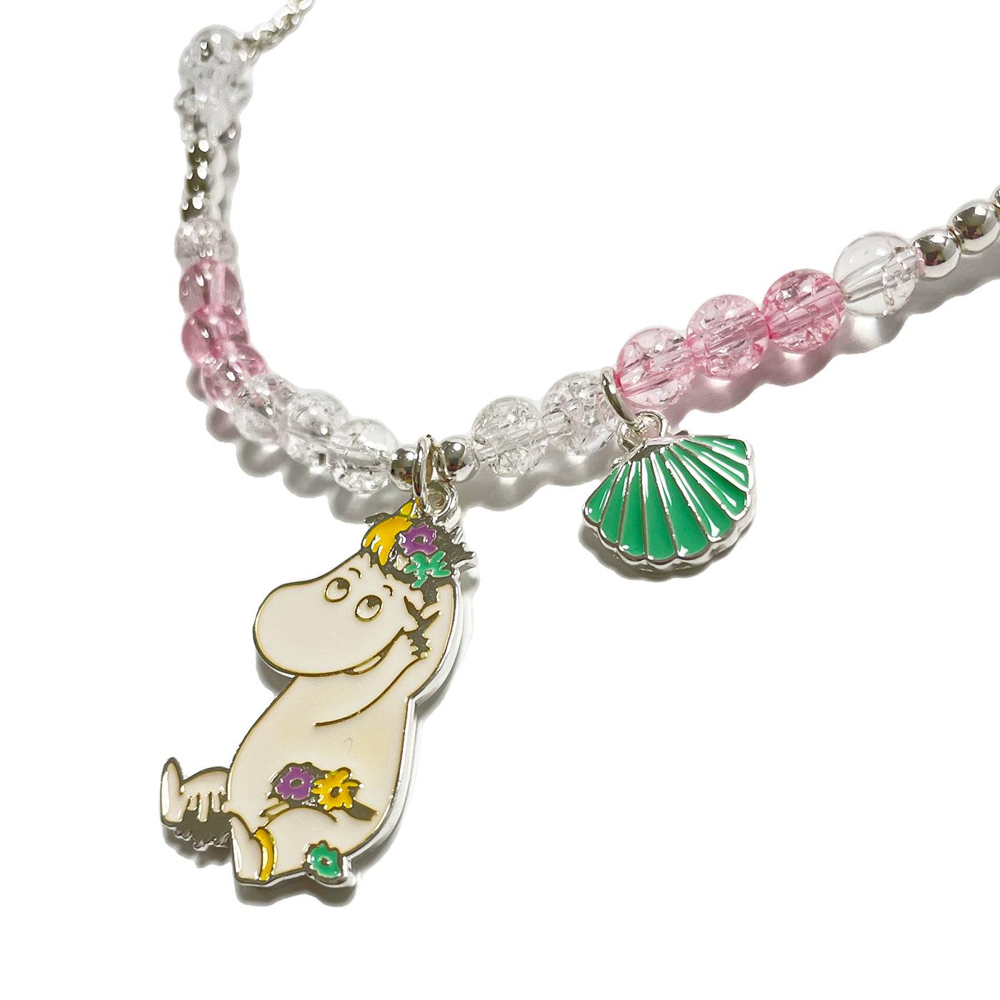 Moomin Snorkmaiden Retro Enamel and Bead Necklace