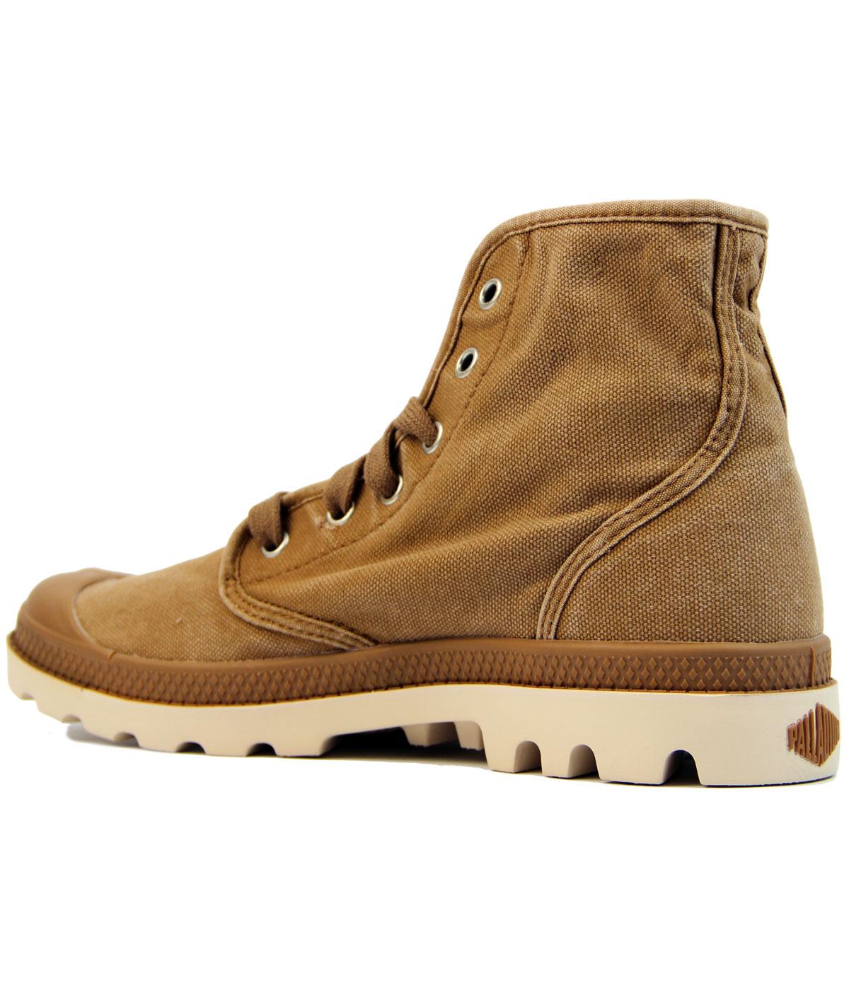 PALLADIUM Pampa Hi Retro Military Canvas High Top Boots Coconut
