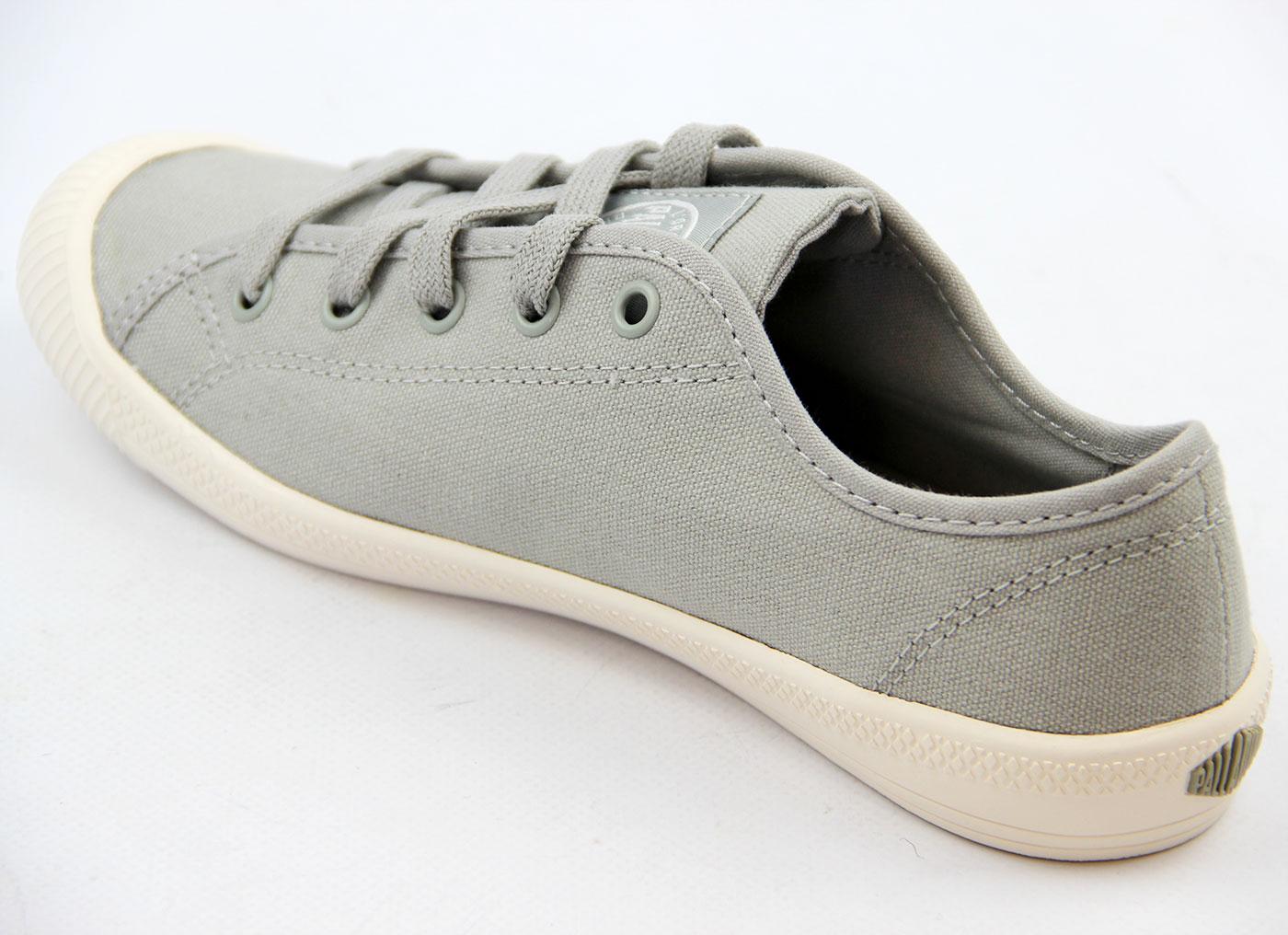 PALLADIUM Flex Lace Retro Indie Canvas Vintage Trainers Mouse