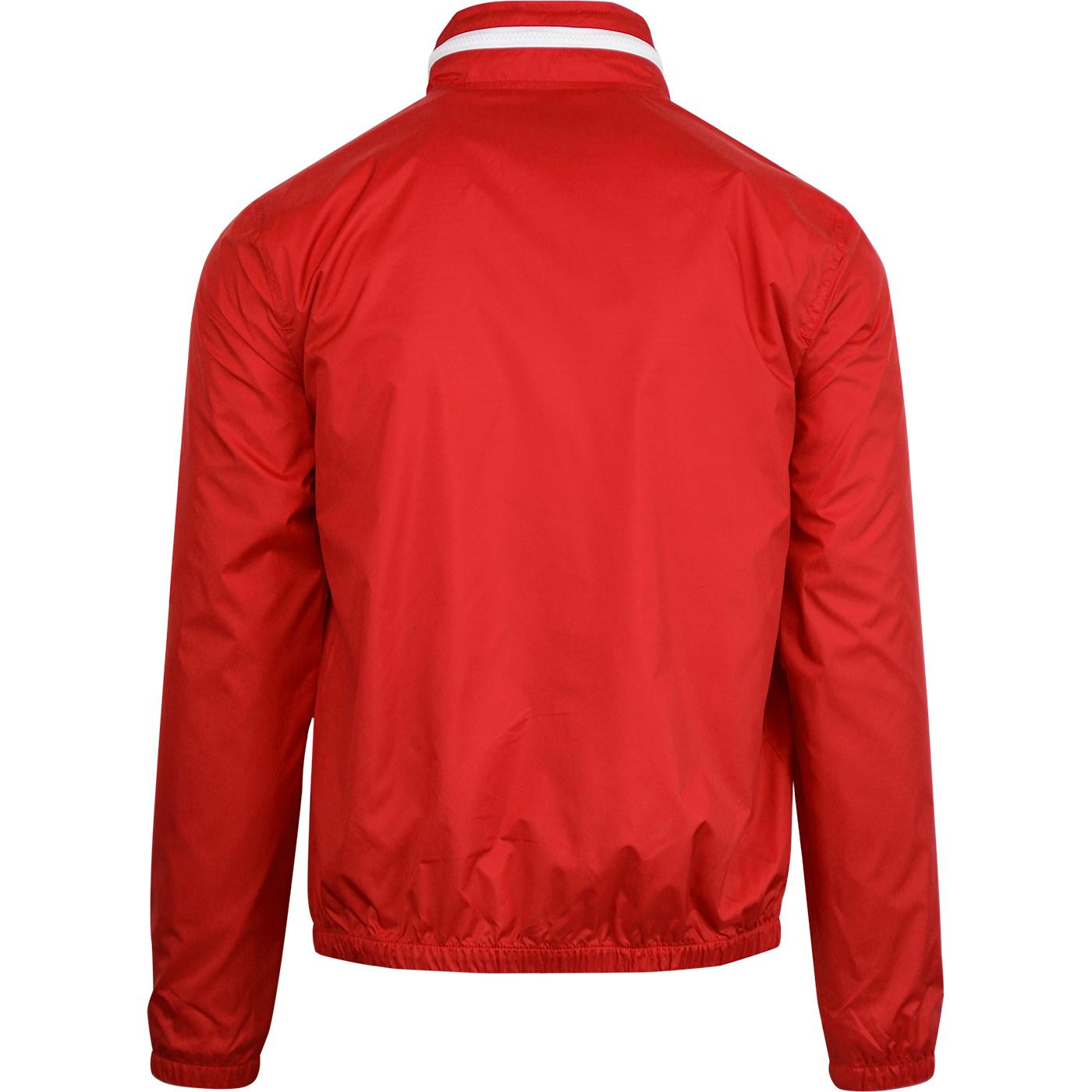 ORIGINAL PENGUIN Retro Heritage Windbreaker Jacket Red