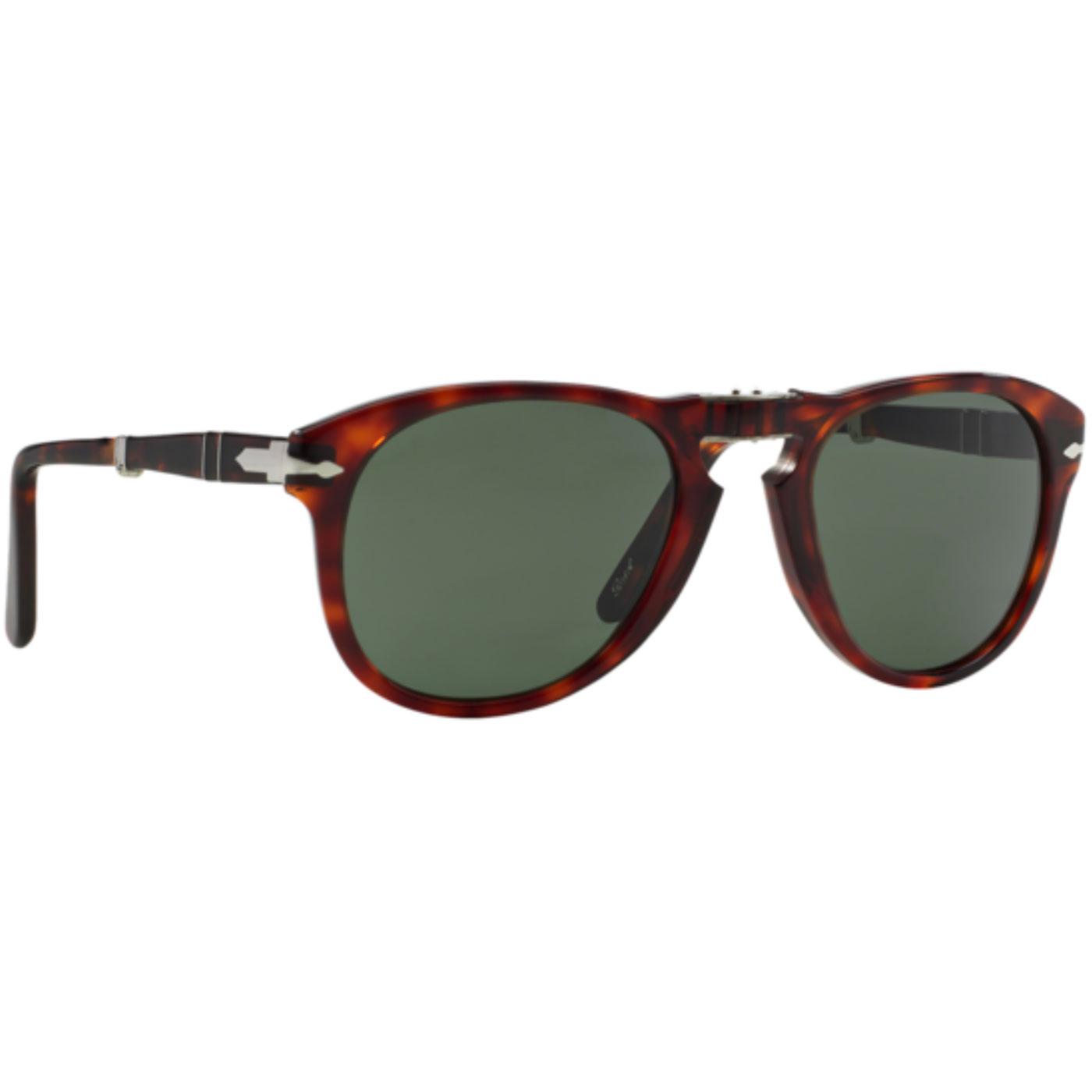 PERSOL Folding 714 Series Men's Mod Sunglasses in Havana