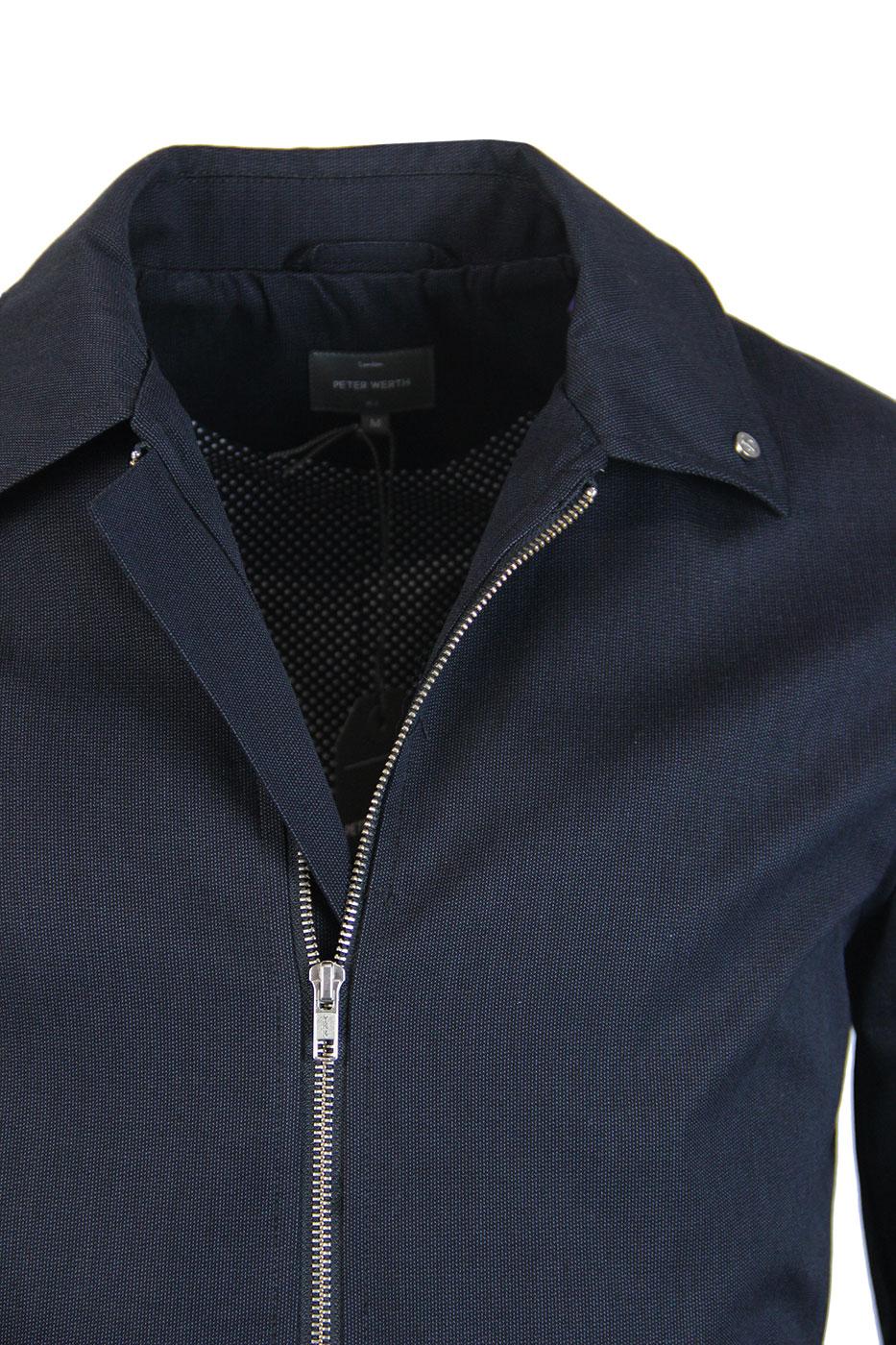 PETER WERTH Goodman Fleck Retro Mod Short Collared Worker Jacket